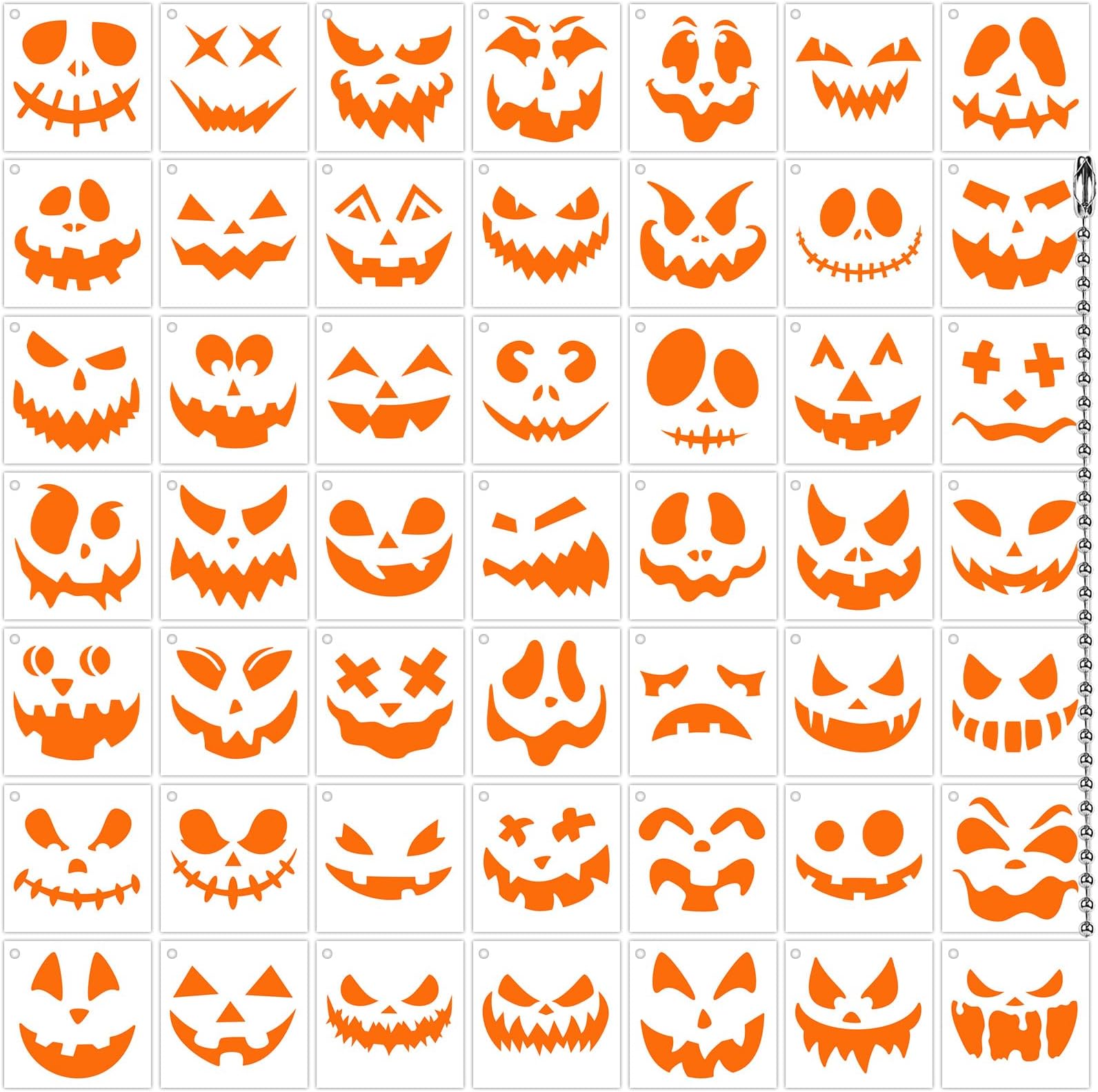Amazon.com: MotiMind 24 Styles Pumpkin Carving Stencils - Halloween ...