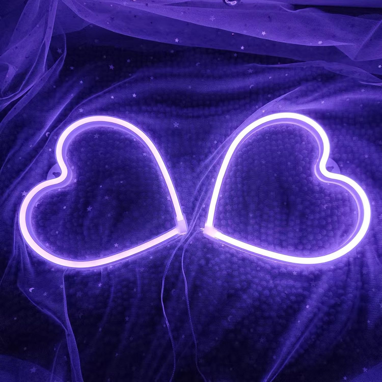 Paarse Hart Wallpaper Desktop Stockfoto's Van Paars Hart Metaal,