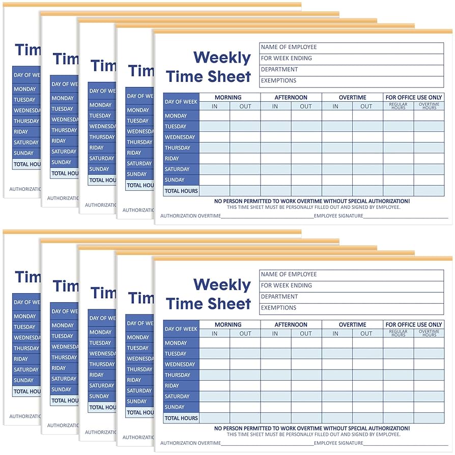 Hojas De Trabajo De Tiempo Para Presentación De Hojas De Tiempo Para