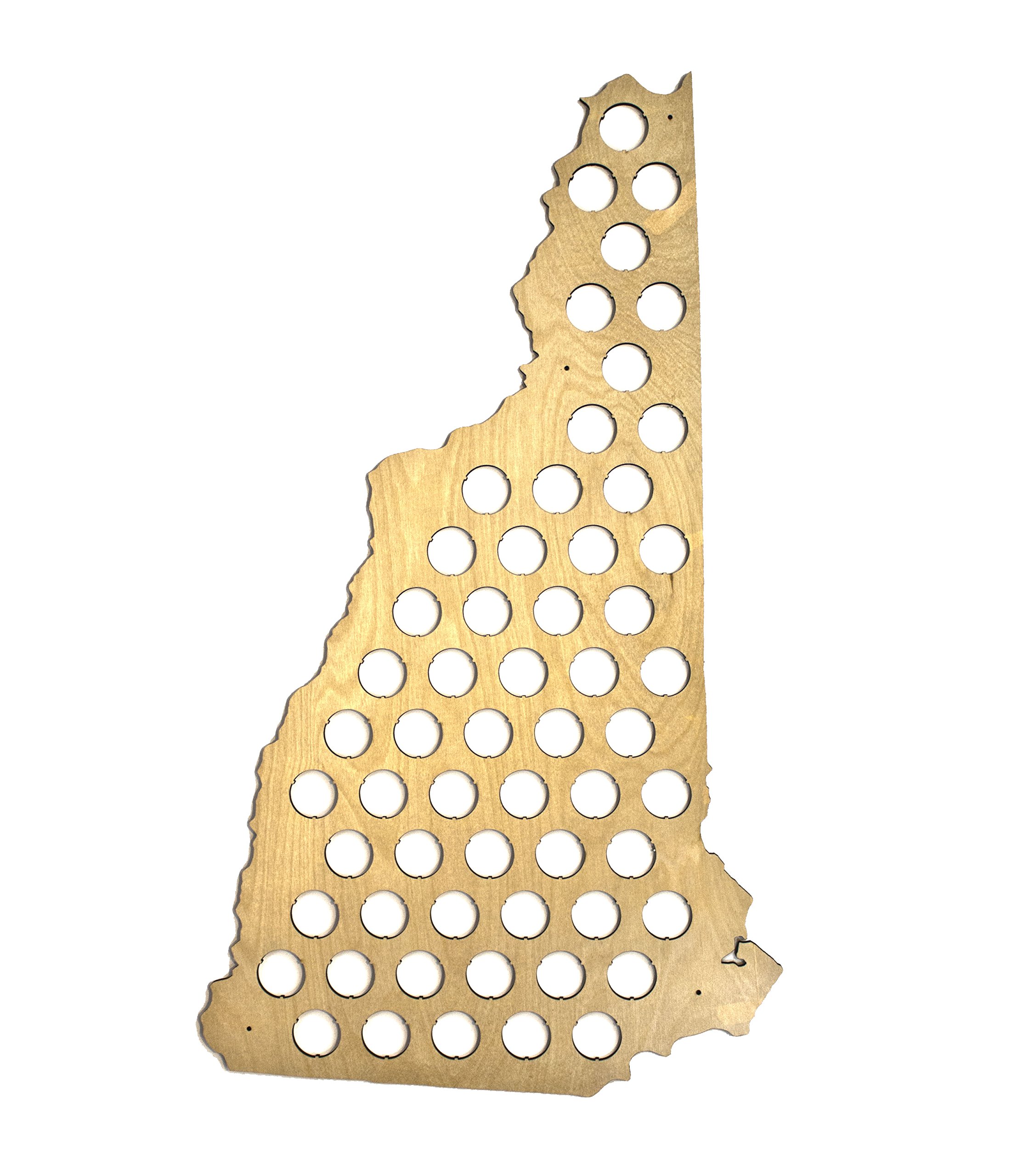 Amazon.com: All 50 States Beer Cap Map - New Hampshire Beer Cap Map NH ...