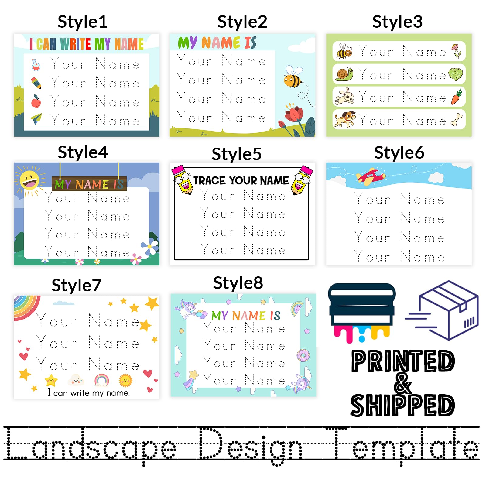 Tracing Your Names Template What's Your Name? Template Payhip
