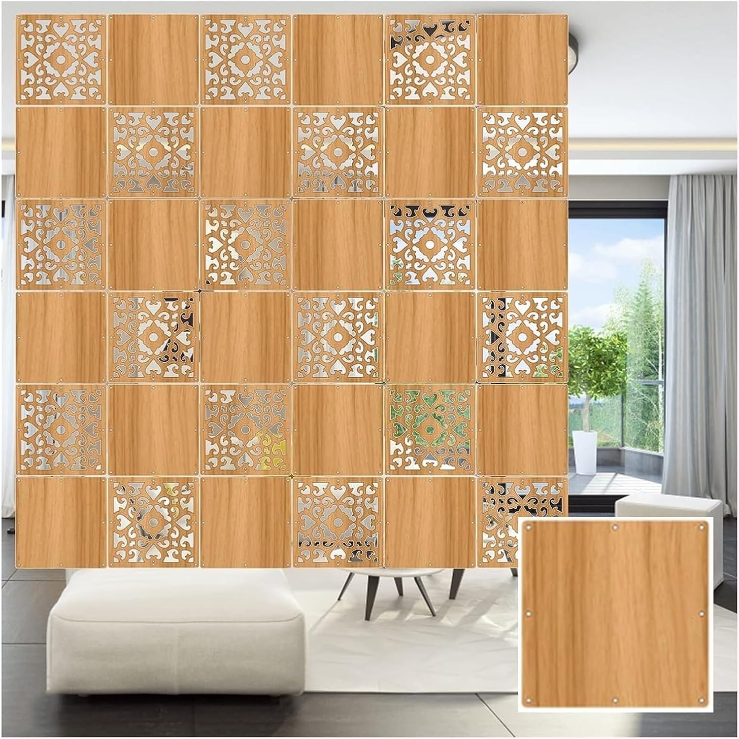 Amazon.com - Hanging Room Divider, Bedroom DIY Panel Screens Partition ...