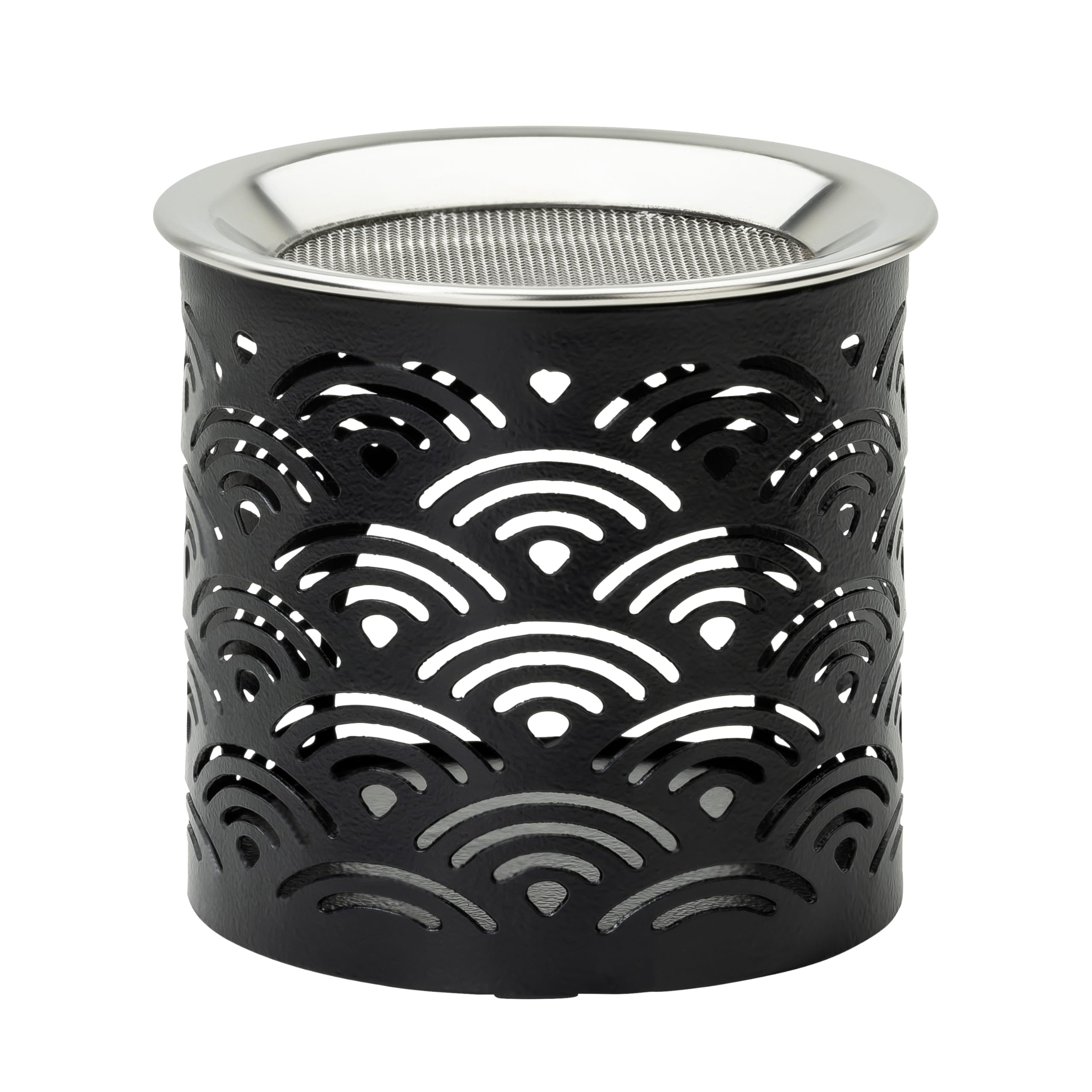 Amazon.com: Handcrafted Black Iron Incense Burner - Height 2.36 inch ...