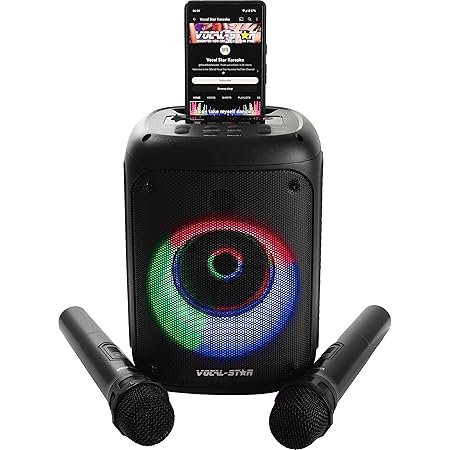 Amazon.com: Karaoke USA GF845 Complete Karaoke System with 2 ...