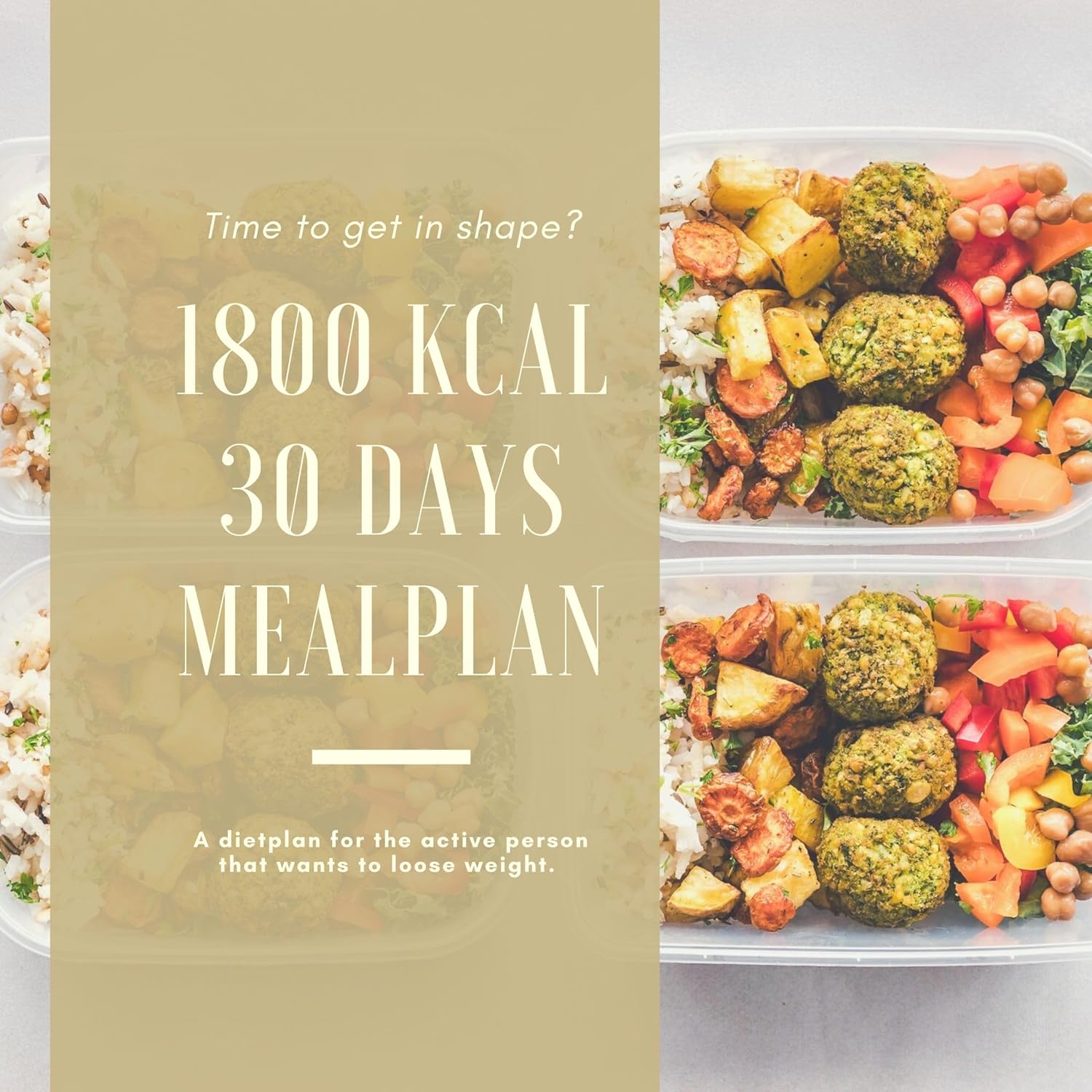 1800 calorie 30 day meal-plan: Lose weight and keep your energy eBook ...