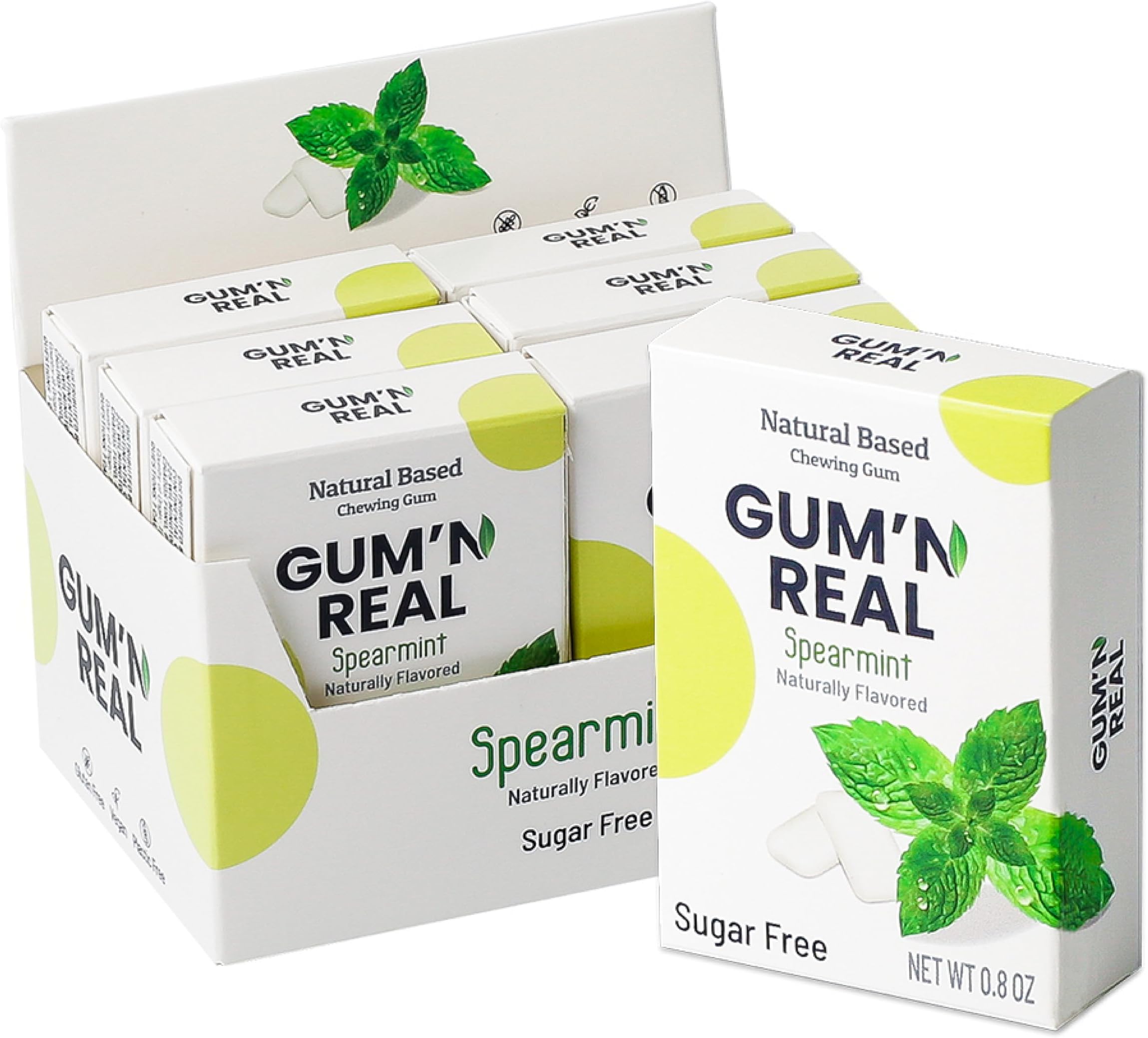 Amazon.com : Happy ppl Gum, Chewing Gum, Natural Gum Pack, Xylitol Gum ...