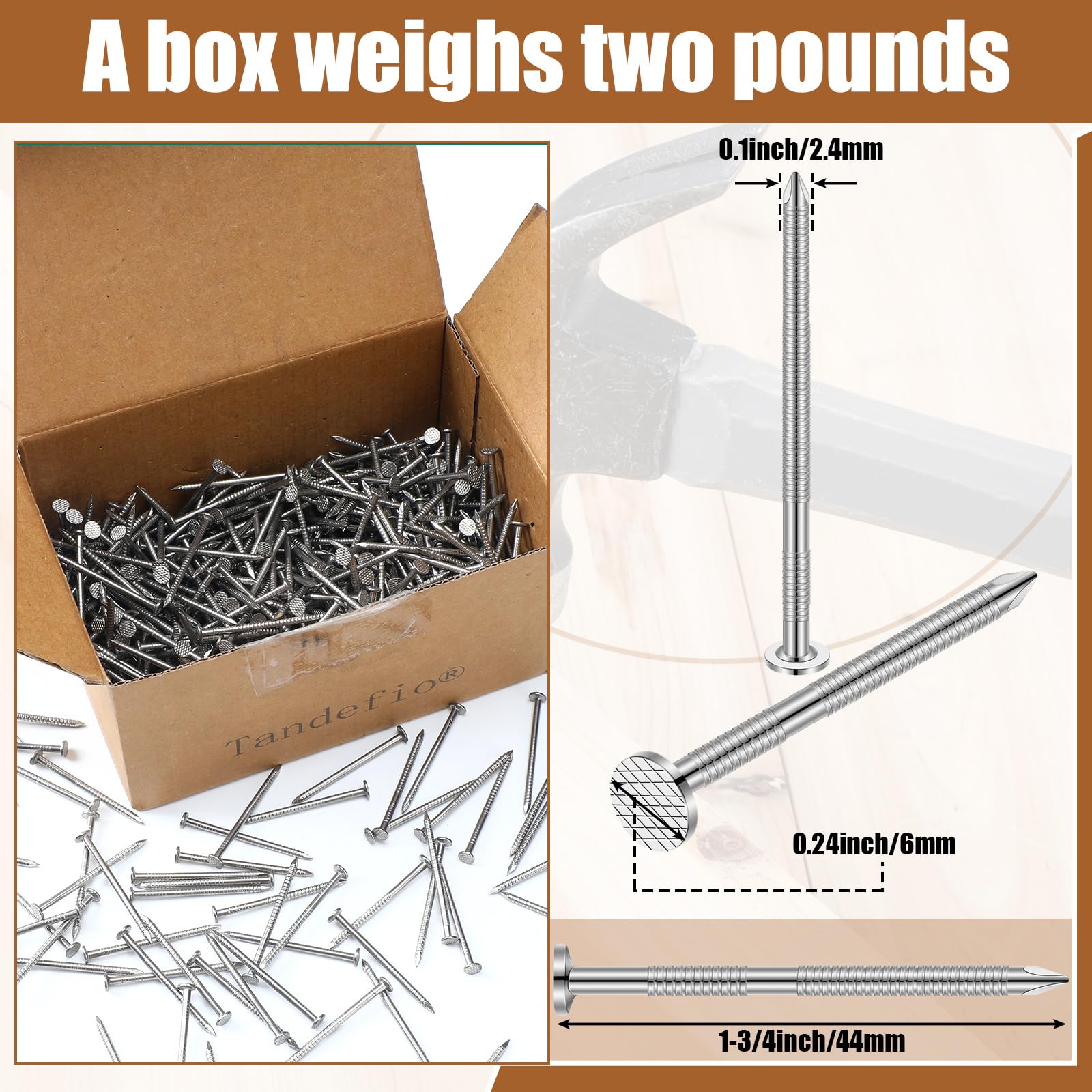 Simpson Strong-Tie 6d Nails Stainless Steel Siding Nails For Cedar ...