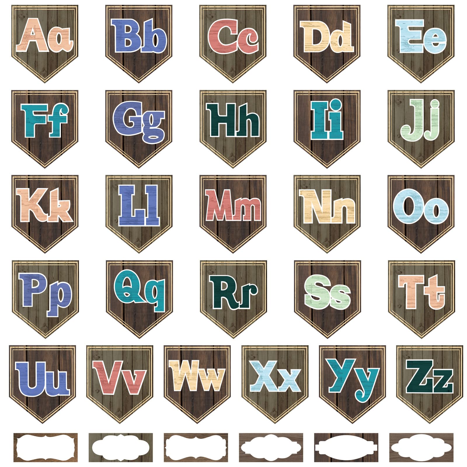 Buy 176 Pieces Classroom Word Bulletin Board Alphabet Classroom ...