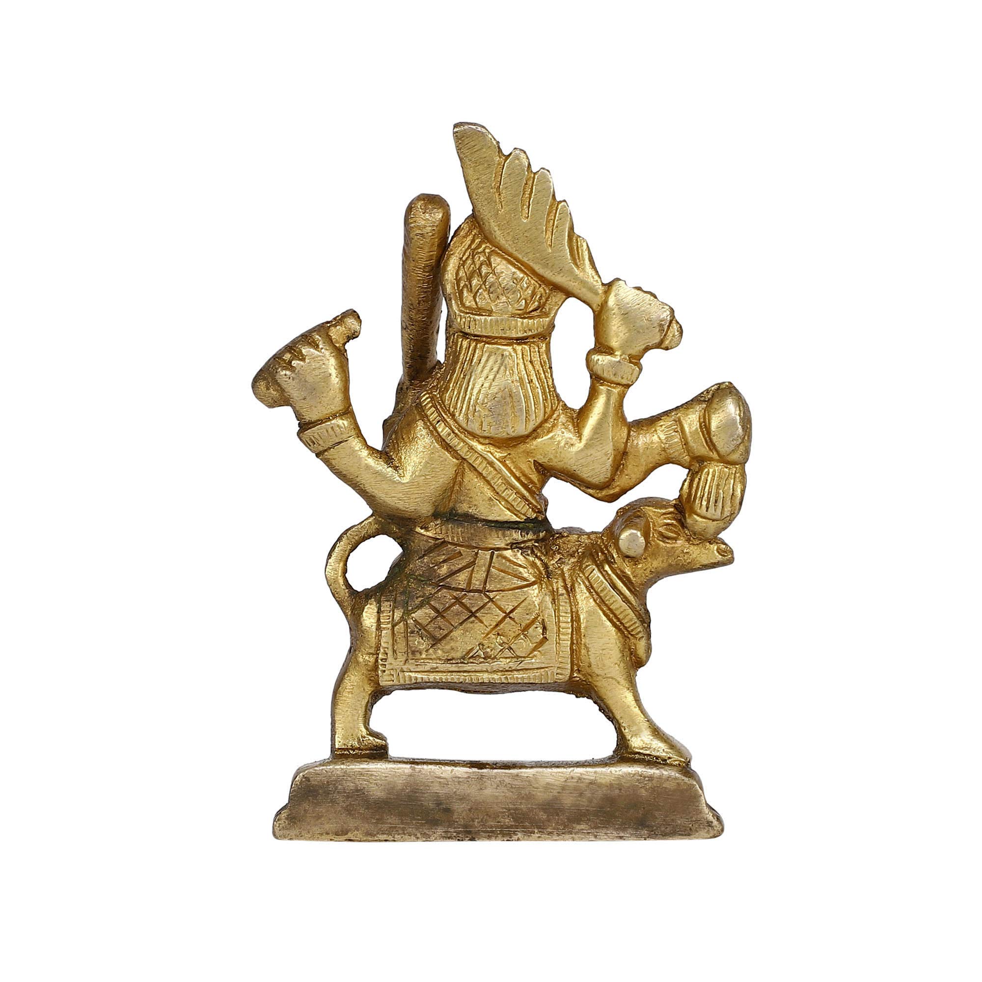 GURU JEE Brass Statue Maha Kaal Bhairo Baba Murti Bhairav Idol for ...