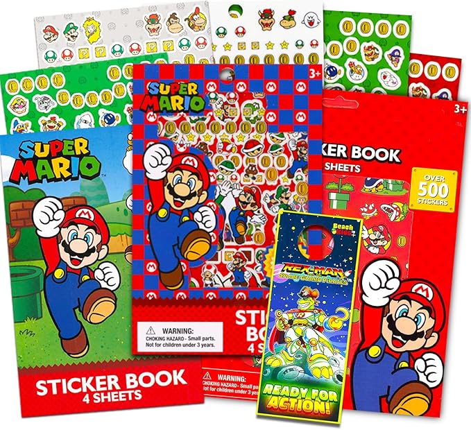 Amazon.com: Mario Shop Nintendo Mario Sticker Ultimate Set 1000 ...