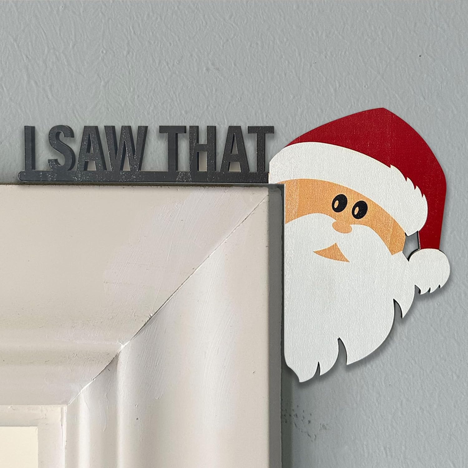 Amazon.com: Christmas Door Decoration - Santa Door Frame Decoration,I ...