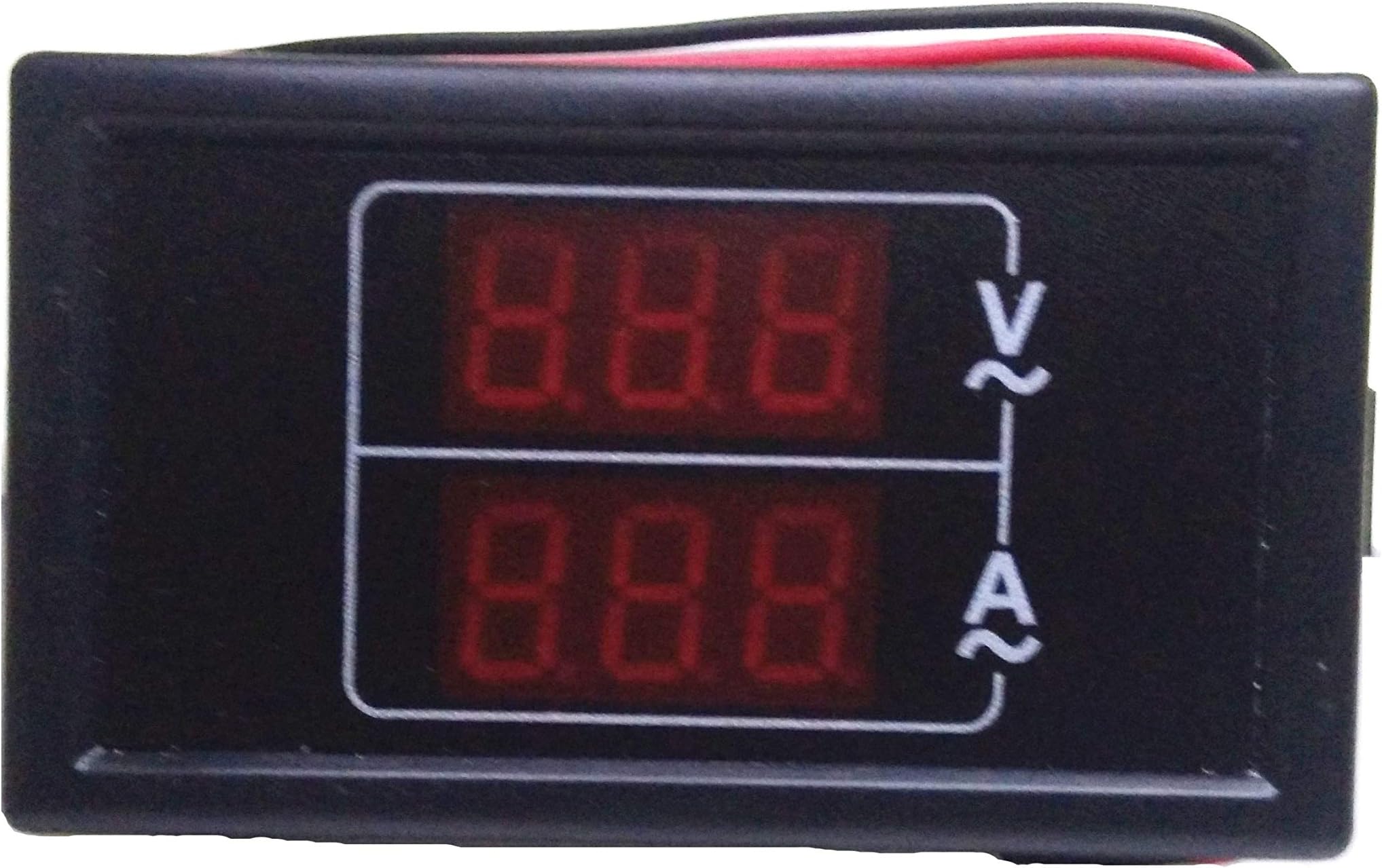 Digital Double Display 2 in 1 self powered AC Voltmeter & Ammeter (50 ...