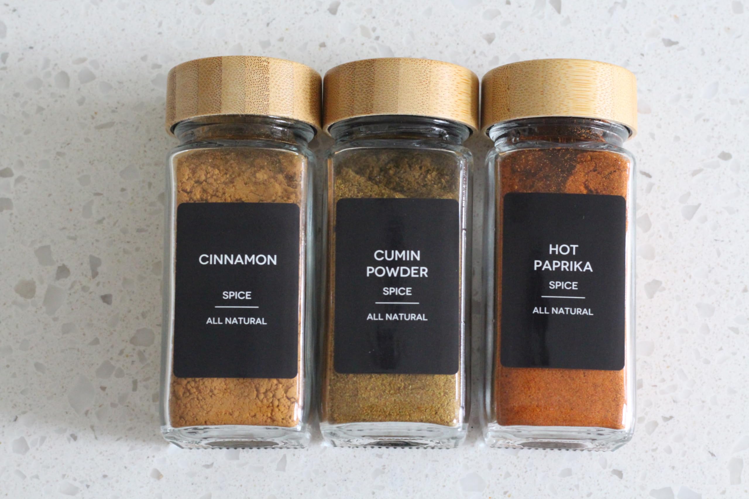 Snapklik.com : Pcs Kitchen Pantry White Waterproof Vinyl Labels For ...