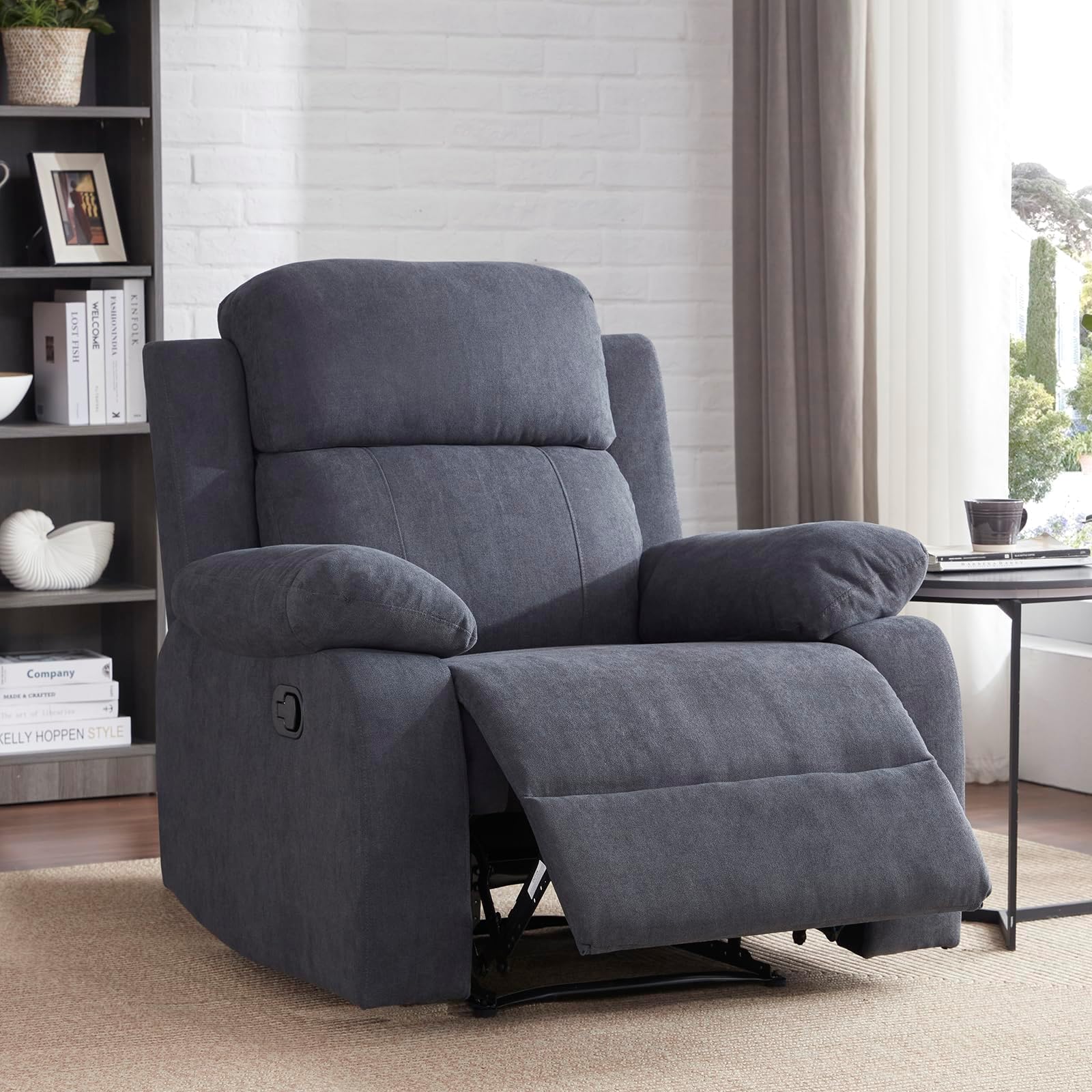 Amazon.com: chizzysit Manual Swivel Recliner Chairs Lazy Boy Small ...