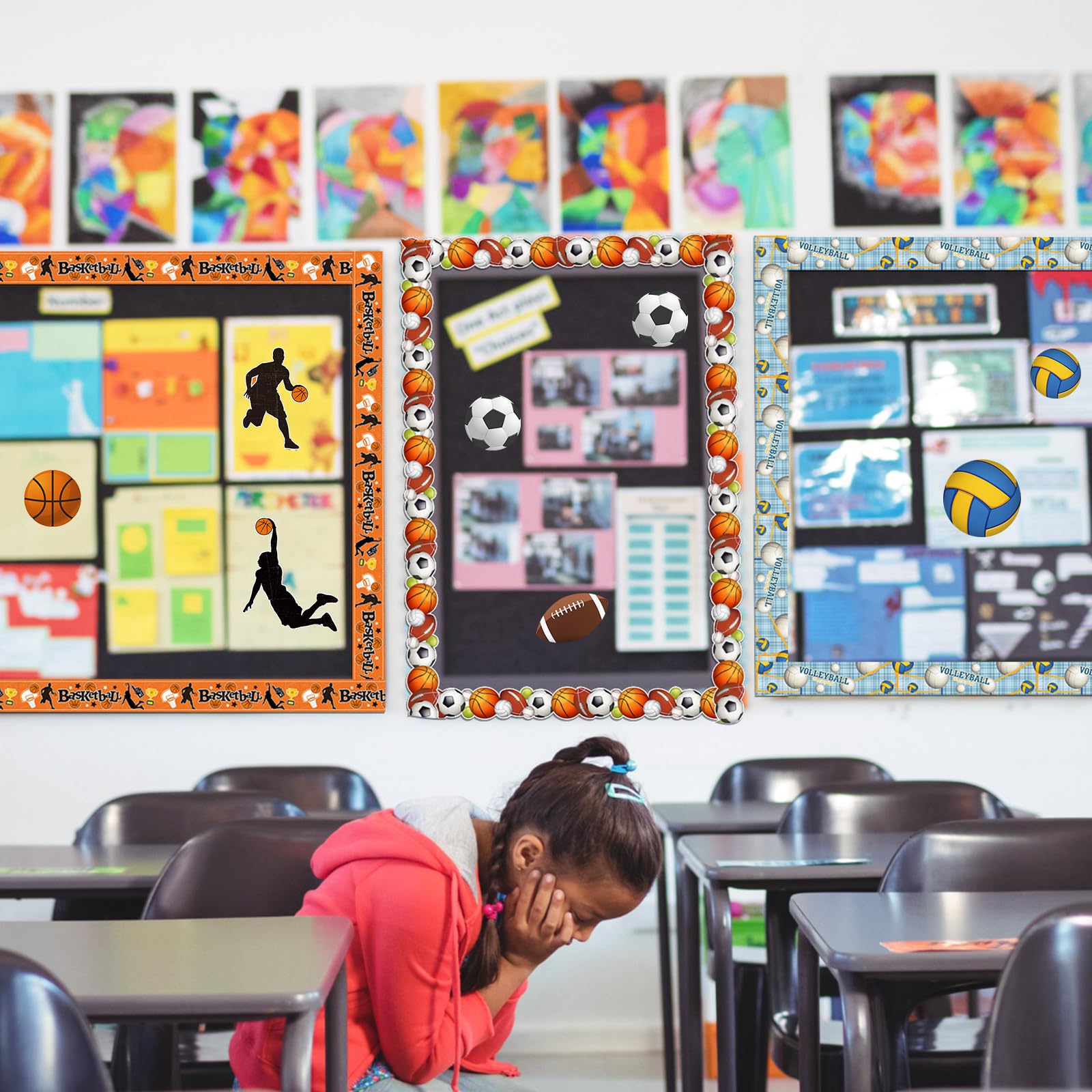Snapklik.com : 160ft Sport Border For Bulletin Board, Sport Classroom ...