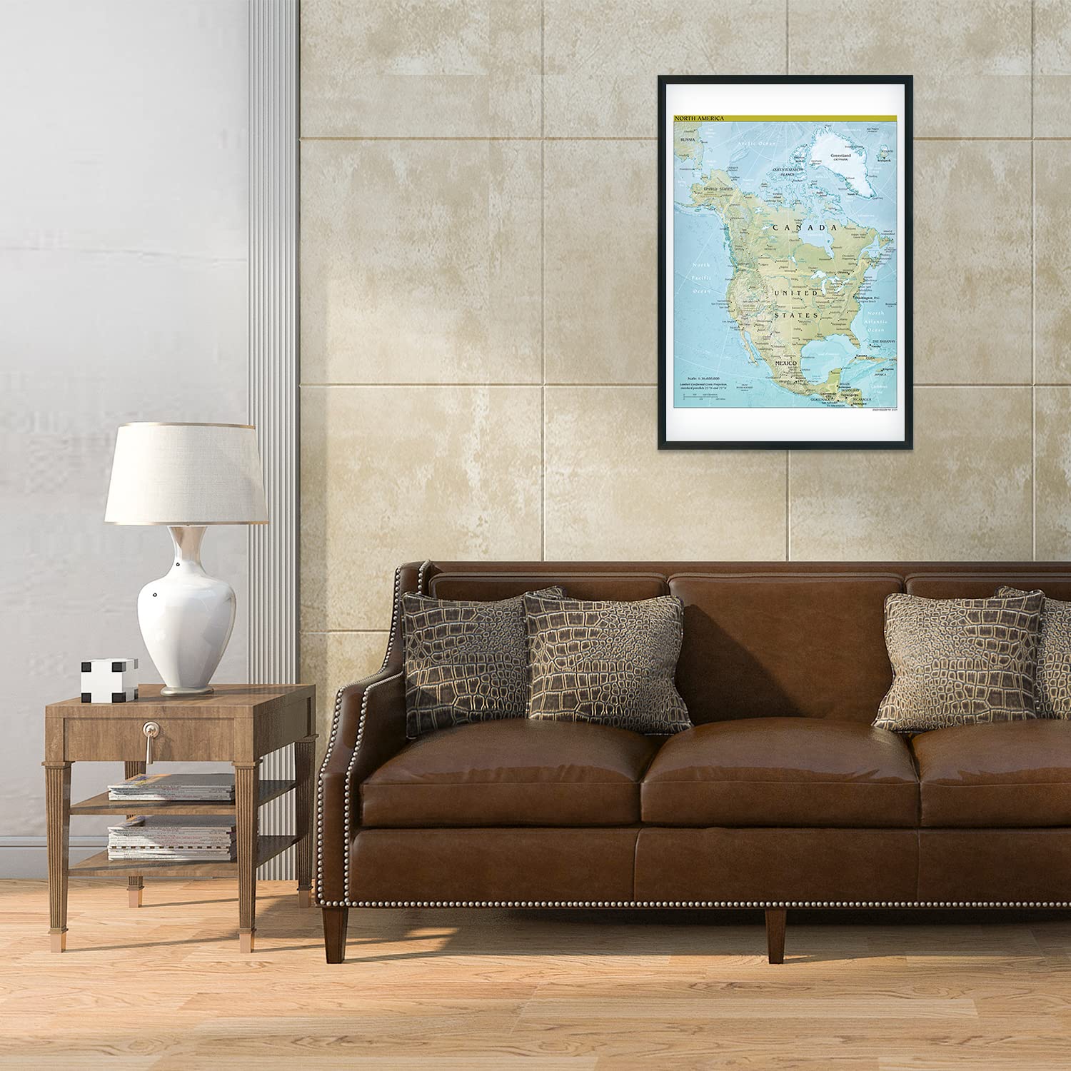 Snapklik.com : 2021 North America Map - 24x36 Inch Map Of North America ...