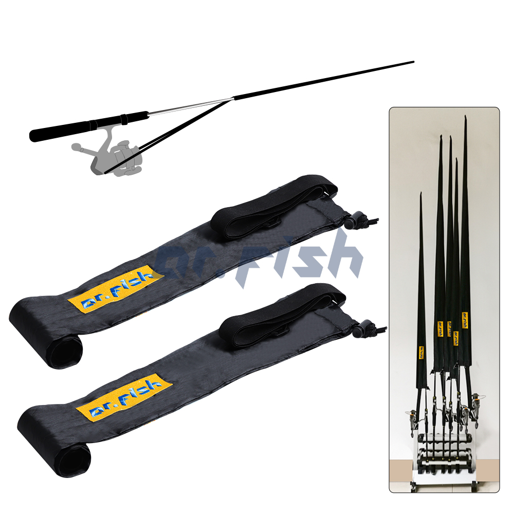 Watch Dr.Fish Fishing Rod Socks Tangle-Free Lightweight Nylon on Amazon ...