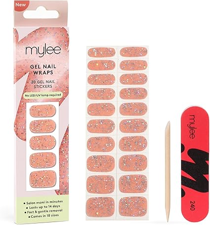 Mylee Gel Nail Wraps [Candy Floss] – Unghie Gel Adesive Pre ...