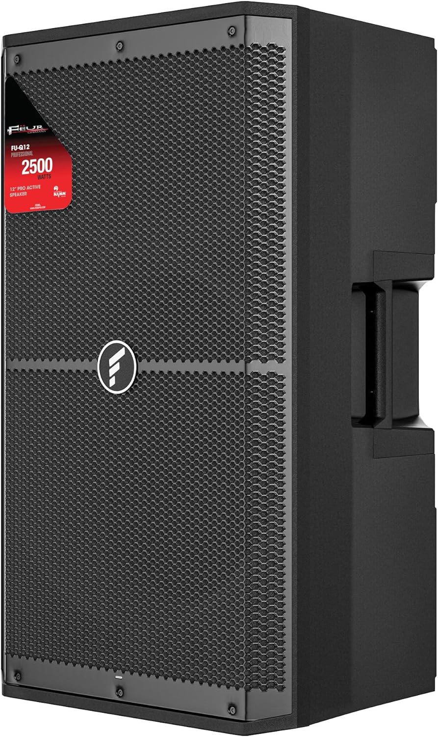 Amazon.com: FEUR FU-Q12 12" Two-Way Portable Bluetooth Speaker - 2500W ...