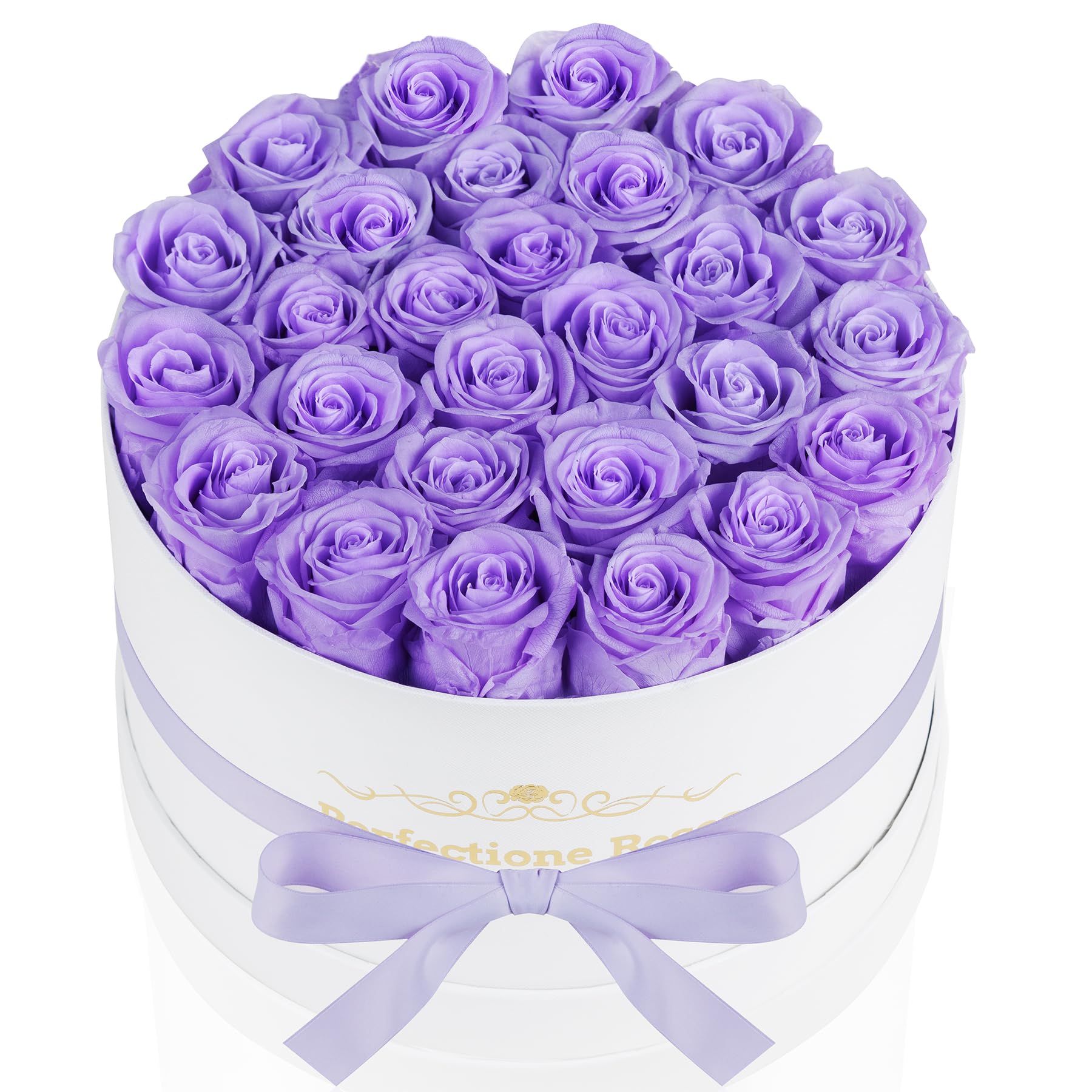 Amazon.com: Perfectione Roses Forever Real Roses in a Box, Preserved ...
