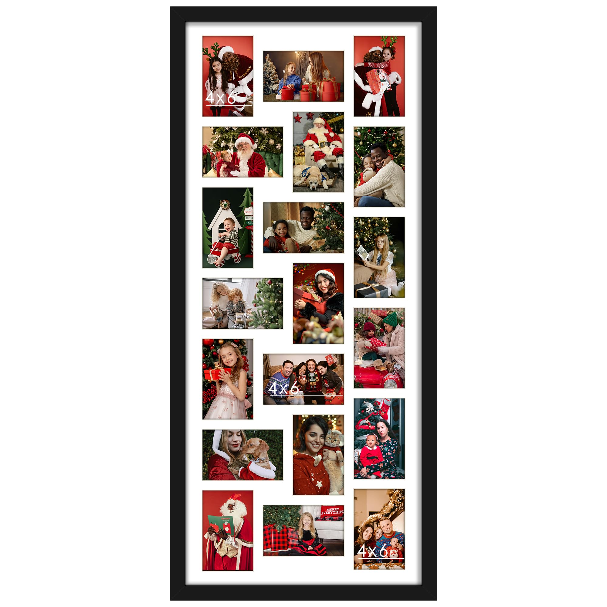 Amazon.com - DUENPY 16x38 Collage Picture Frame 4x6 Collage Picture ...