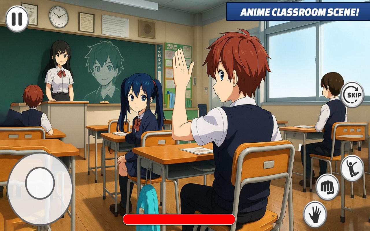Anime Girls High School Simulator - Sakura love Simulator - App on ...