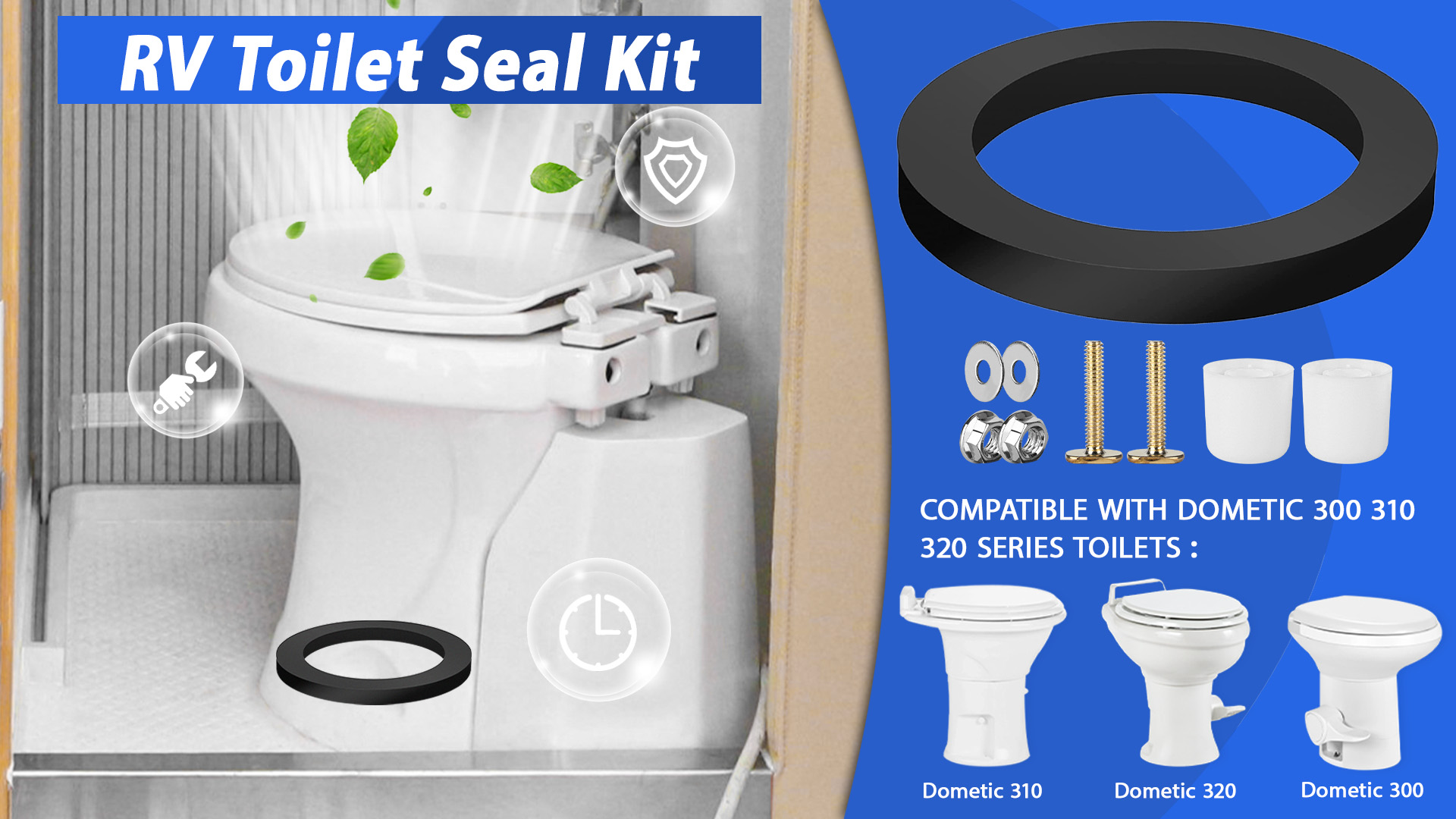 Watch RV Toilet Seal Replacement for Dometic 300/310/320 Toilet on ...