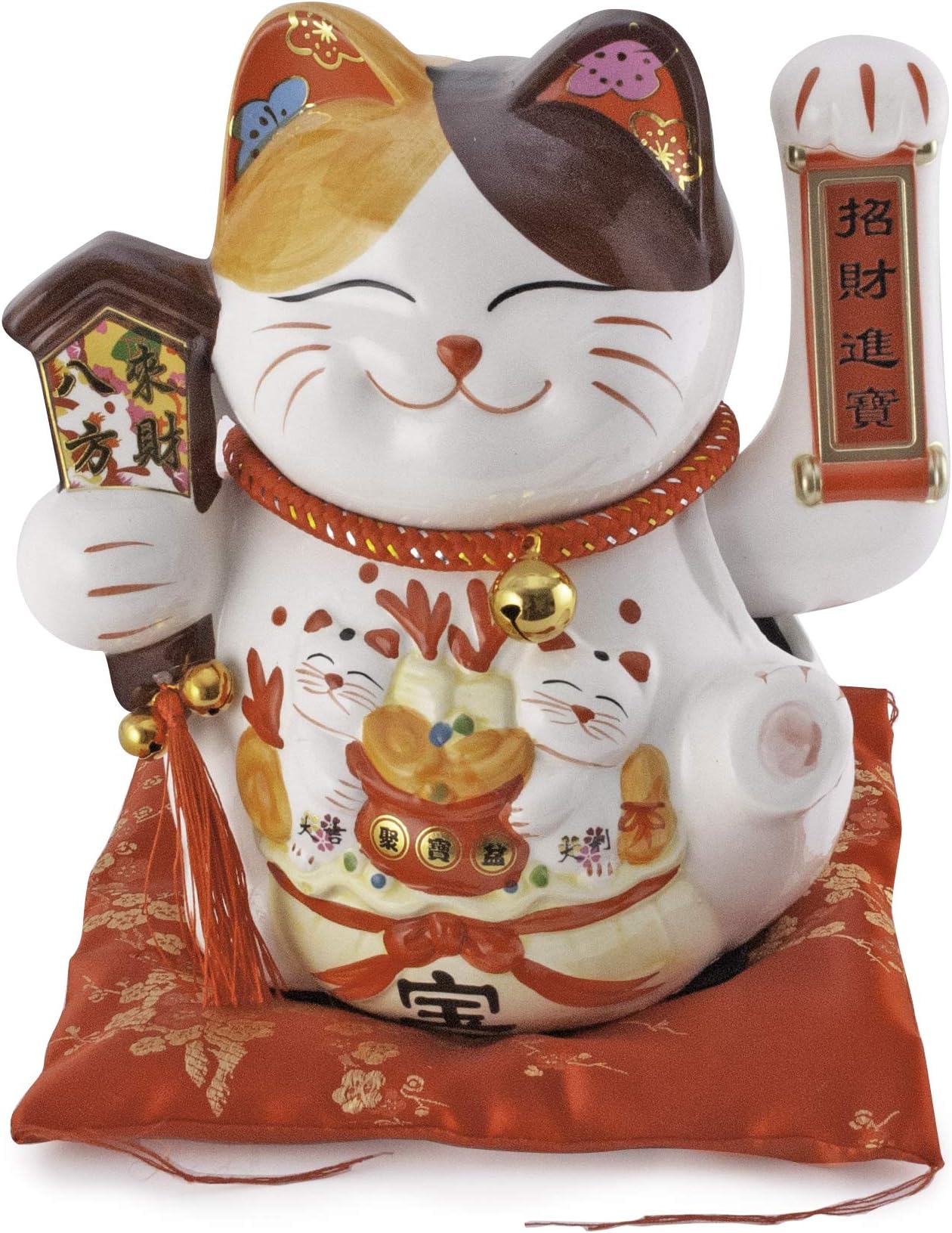 Amazon.com: UNBOSTEN Maneki Neko Thousand Hands Lucky Fortune Cat, Cute ...