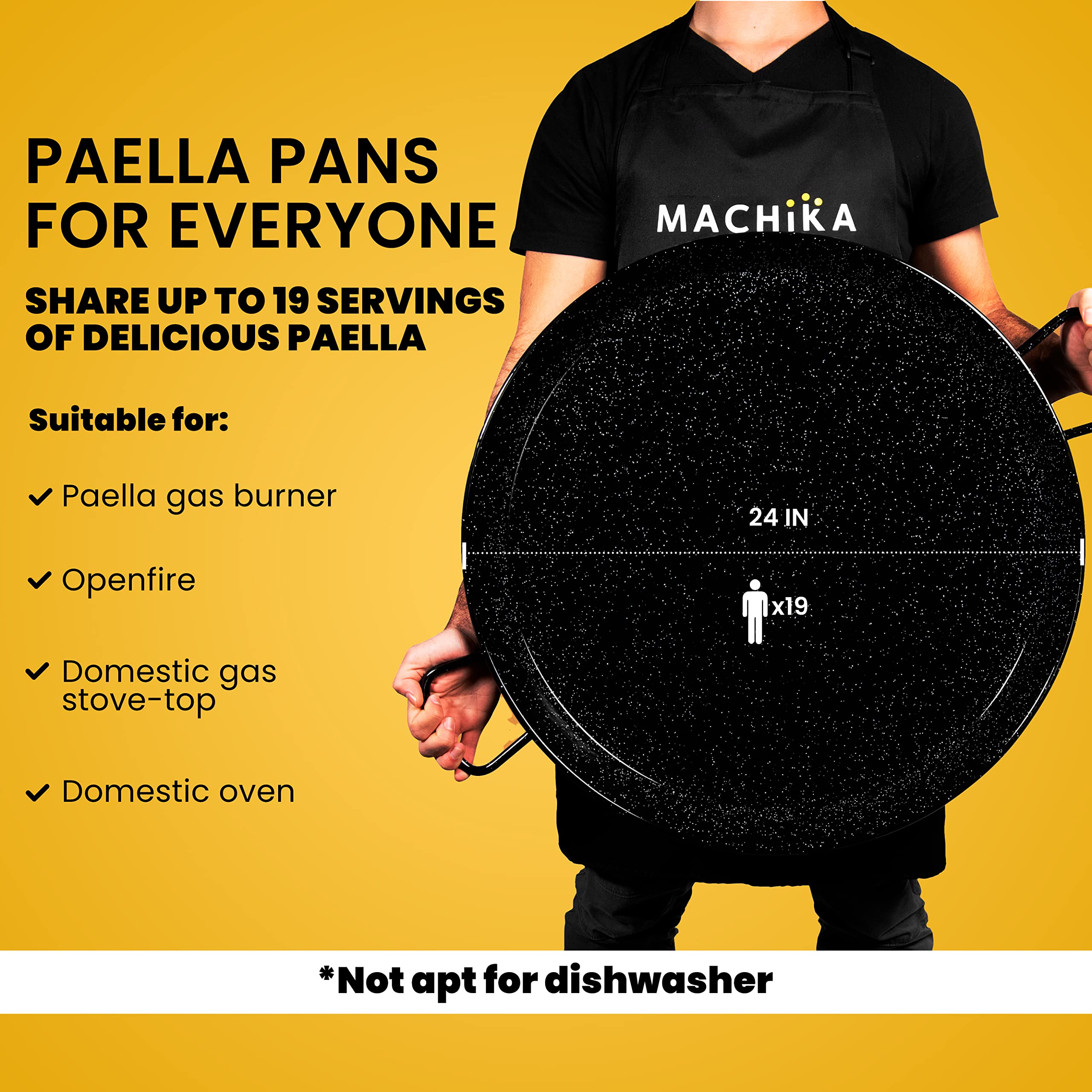 Snapklik.com : Enamel Paella Pan Paella Pan Skillet For Paella And Rice ...