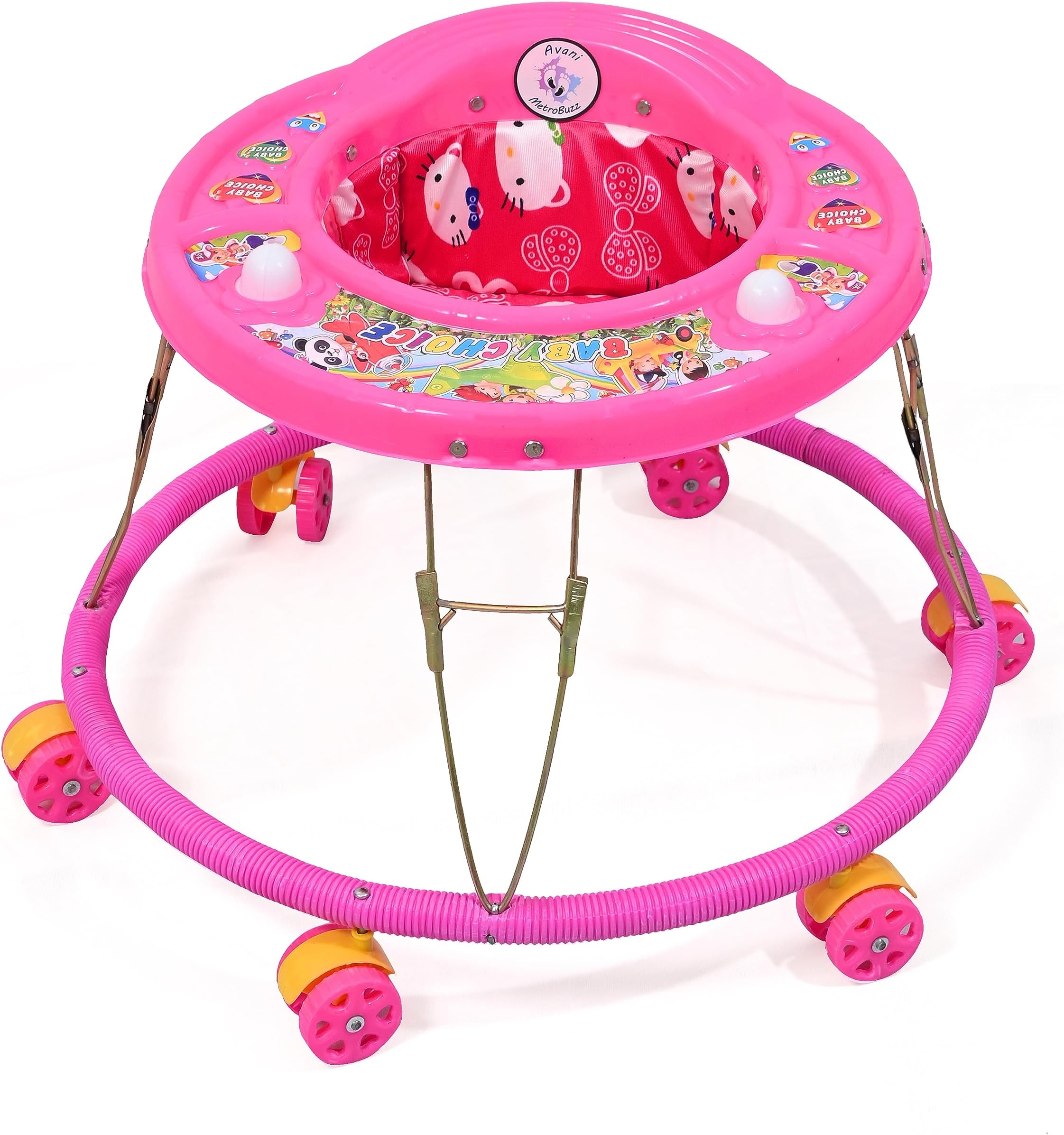 Buy AVANI METROBUZZ Baby Activity Walker Foldable with Chu-Chu Toy-Bar ...