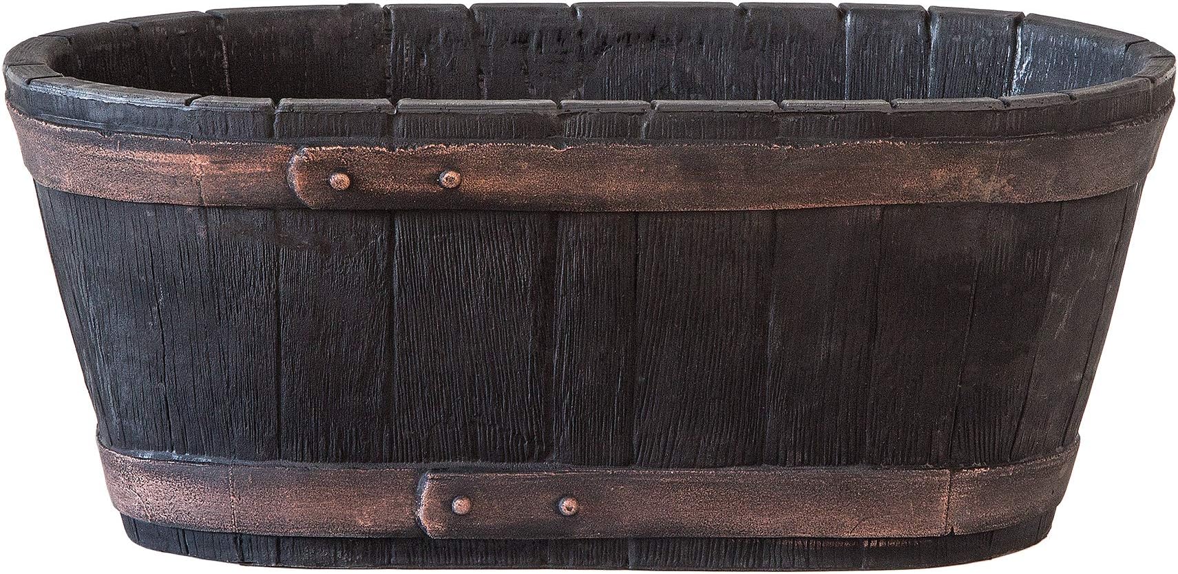 bellaton - Pflanztrog, Betontrog mit Füsse100x50x45cm, betongrau, ca ...
