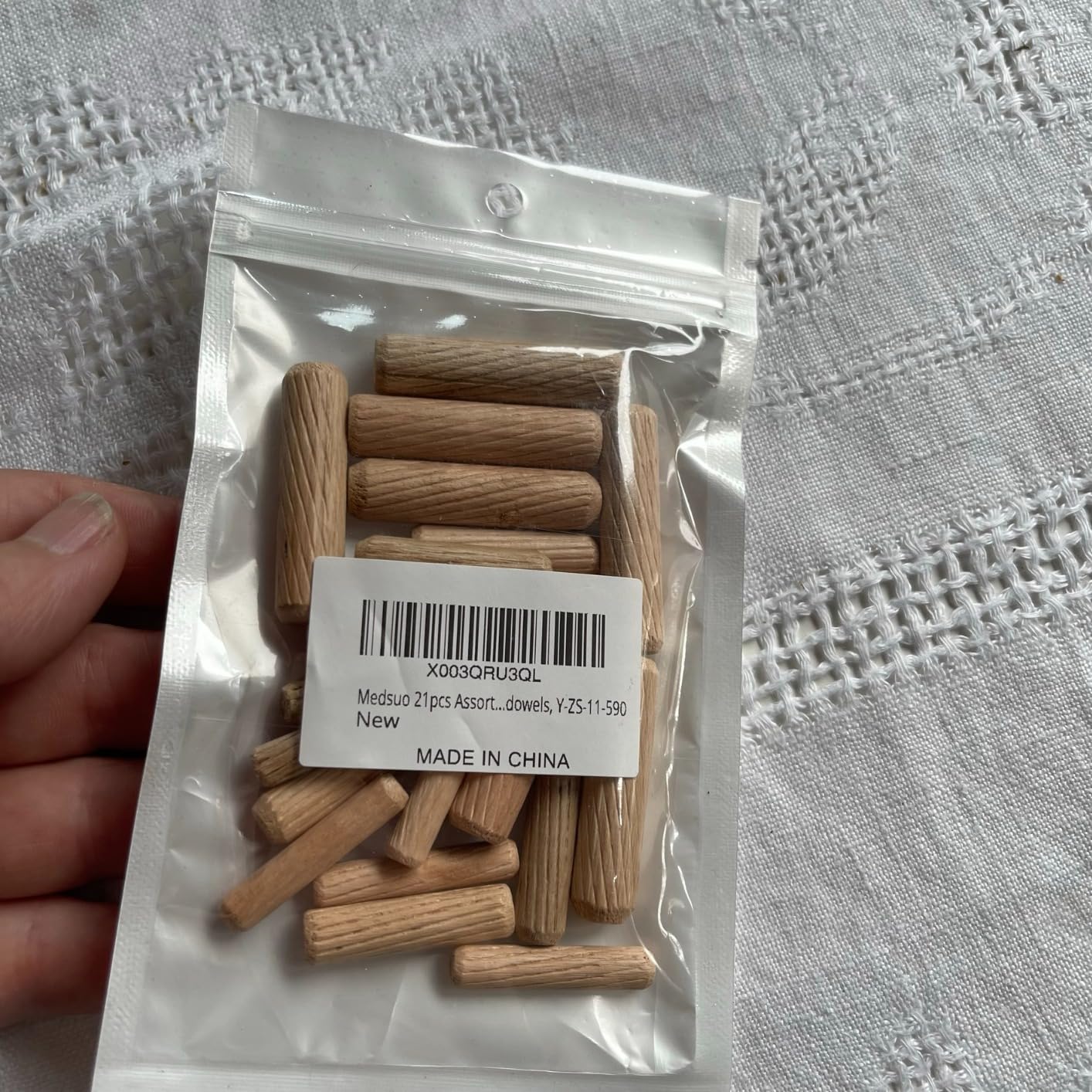 $1/mo - Finance 21pcs Wooden Dowels Assorted M6 M8 M10 Hard Wood ...