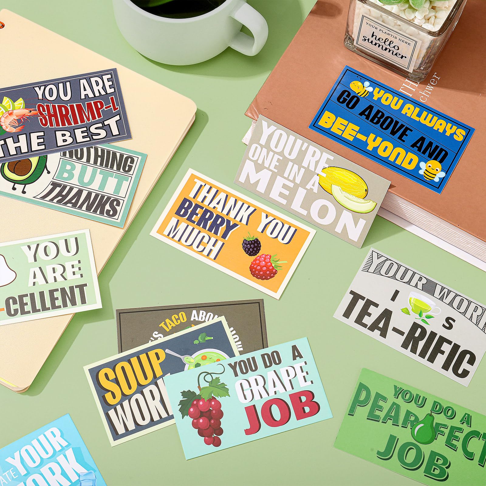 Snapklik.com : Yeaqee 240 Pcs Employee Appreciation Kudos Cards Funny ...