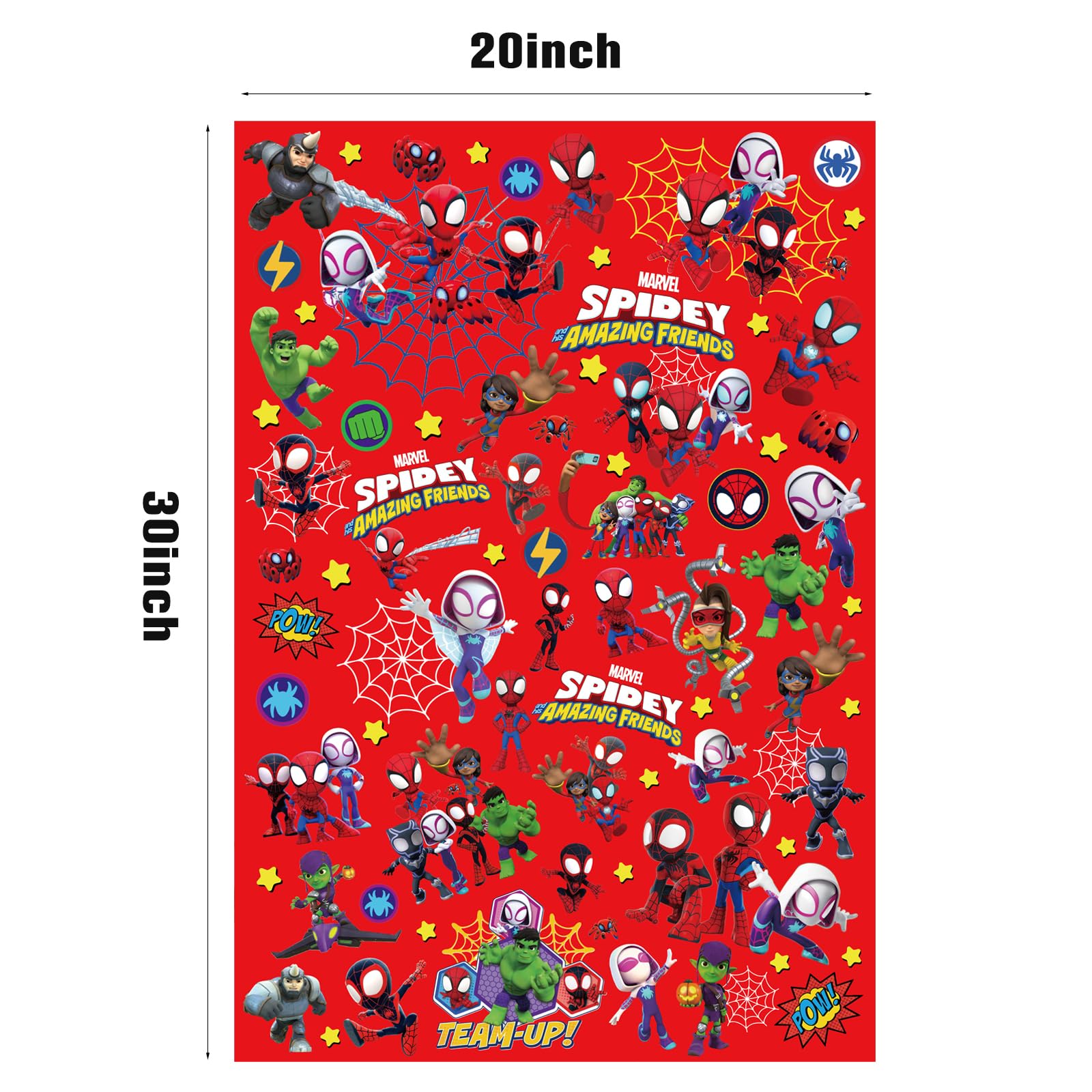 Snapklik.com : 5 Pcs Spidey Wrapping Paper Spidey And His Amazing ...