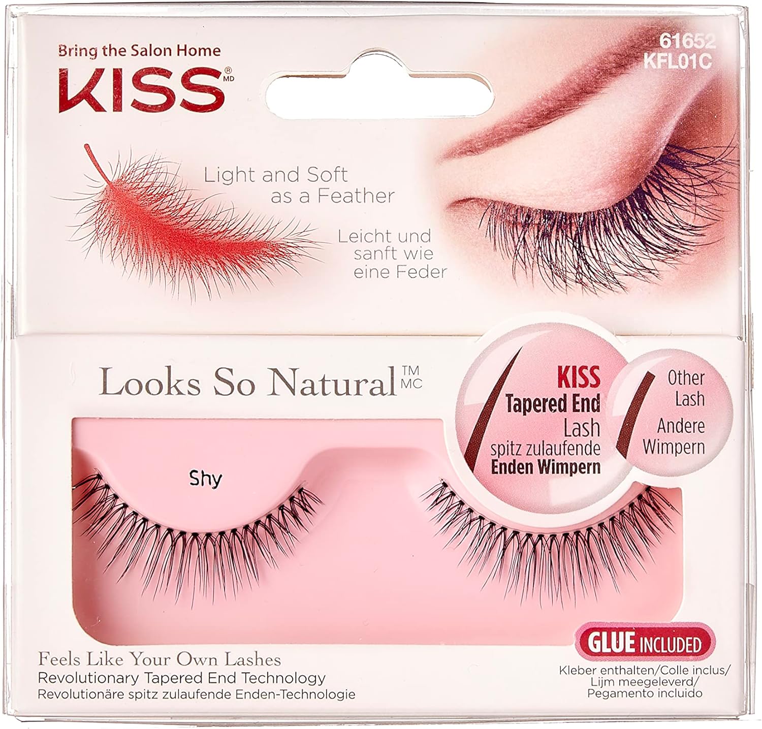KISS Looks So Natural False Eyelashes, Lightweight & Comfortable ...