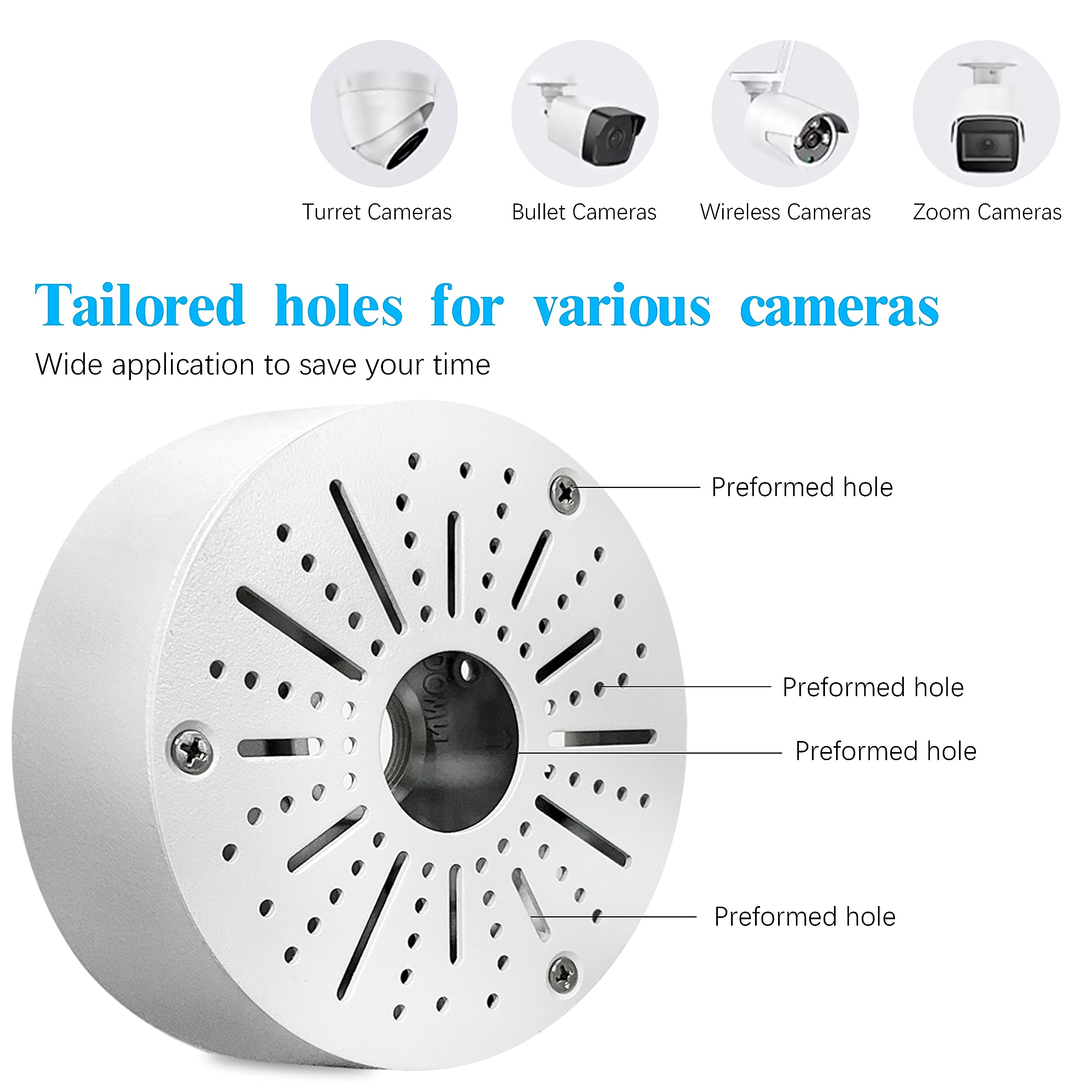 Snapklik.com : (Outdoor Security Camera Junction Box) Universal ...