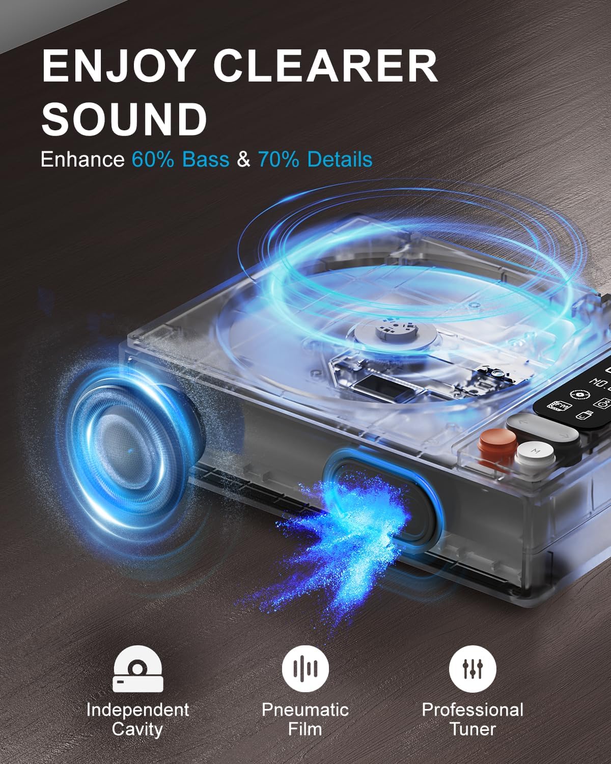 leapwell Portable CD Player L-CD202B EU 0522 Instruction Manual