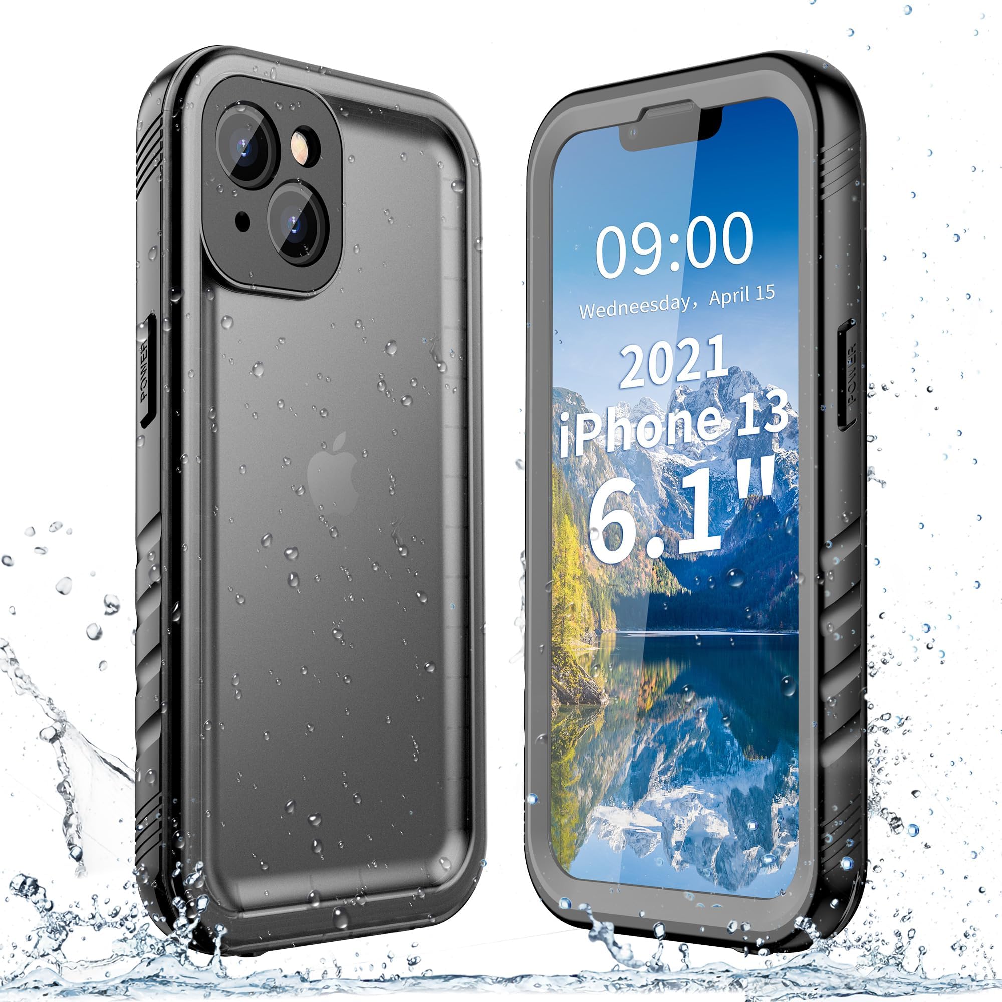 Amazon.com: WIFORT for iPhone 13 Case Waterproof - Metal Full Body ...