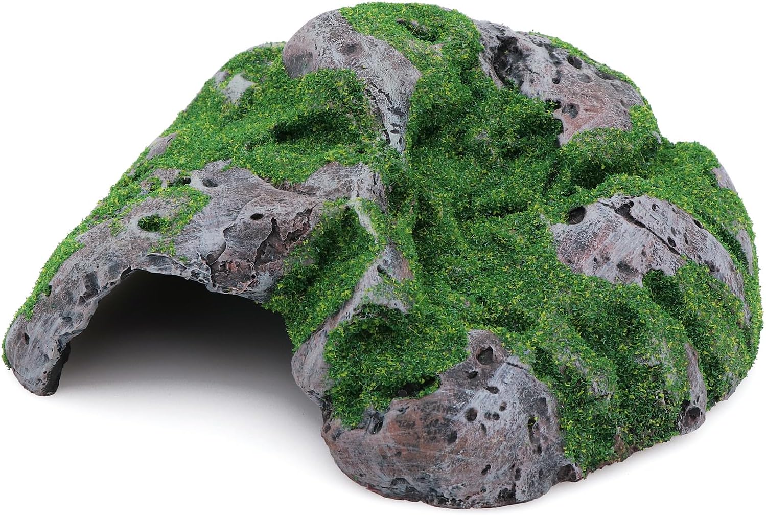 Amazon.com : AQUA KT Terrarium Reptile Hideout Cave Rock with Basking ...