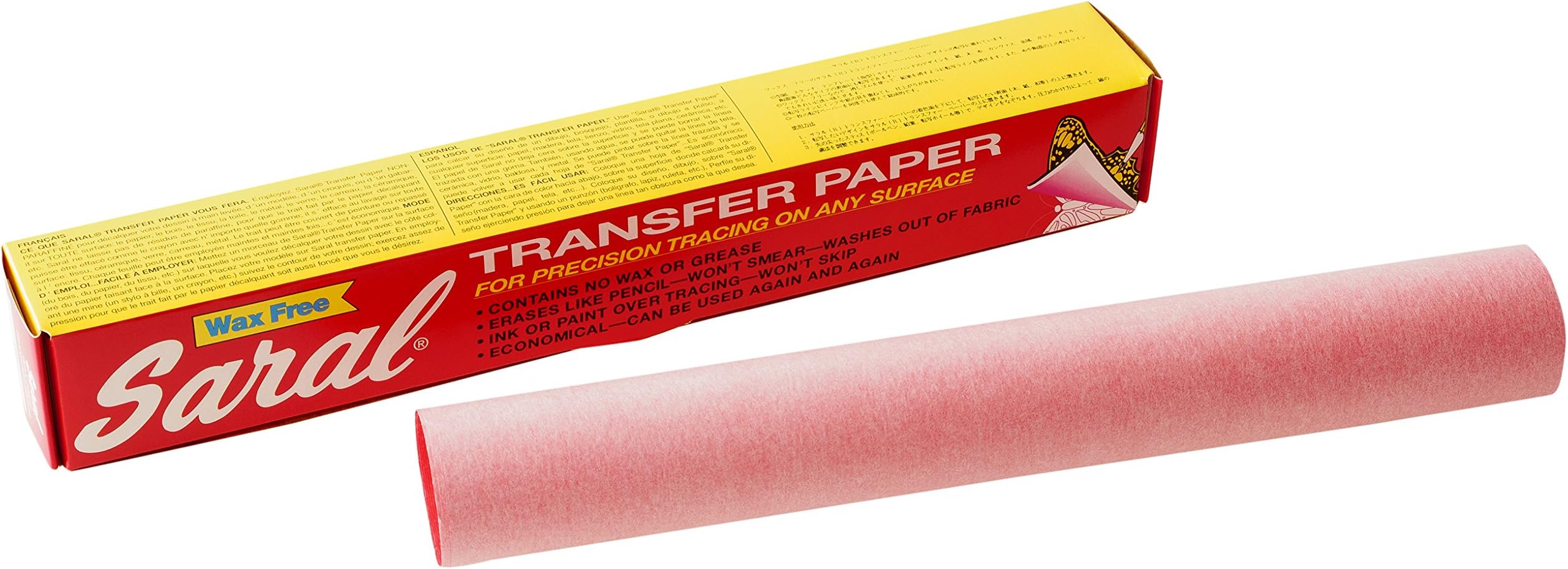 Saral 12-inch x 12 ft/ 304 x 3.35 m Transfer Paper Roll, Graphite ...