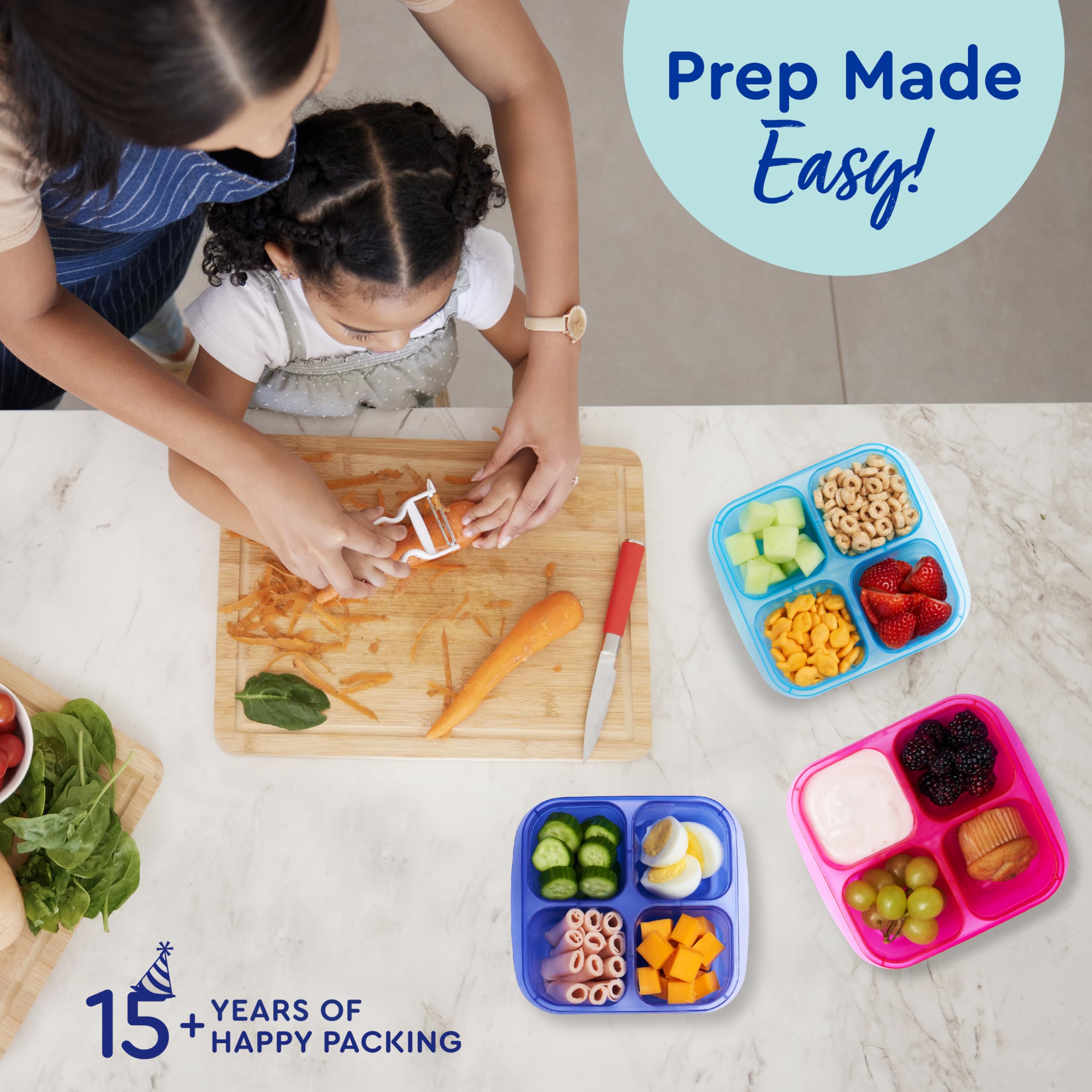 Snapklik.com : EasyLunchboxes - Original Stackable Snack Boxes ...