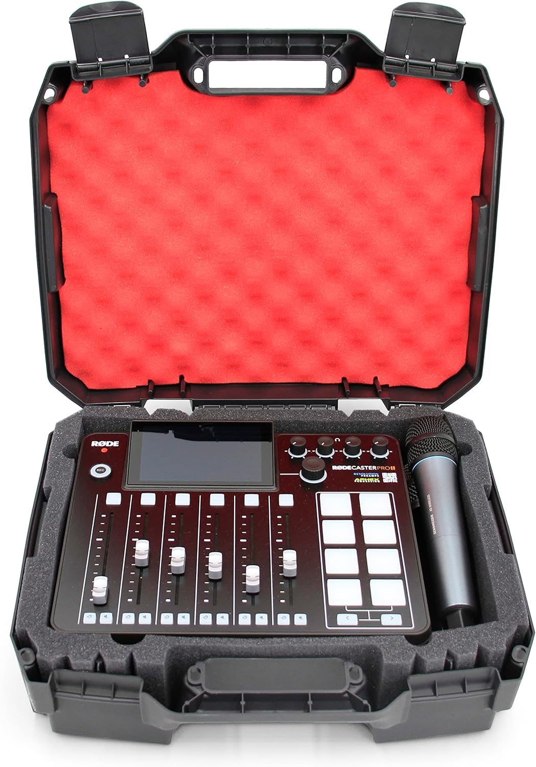 Amazon.com: CASEMATIX Hard Case Compatible With Rode Rodecaster Pro 2 ...
