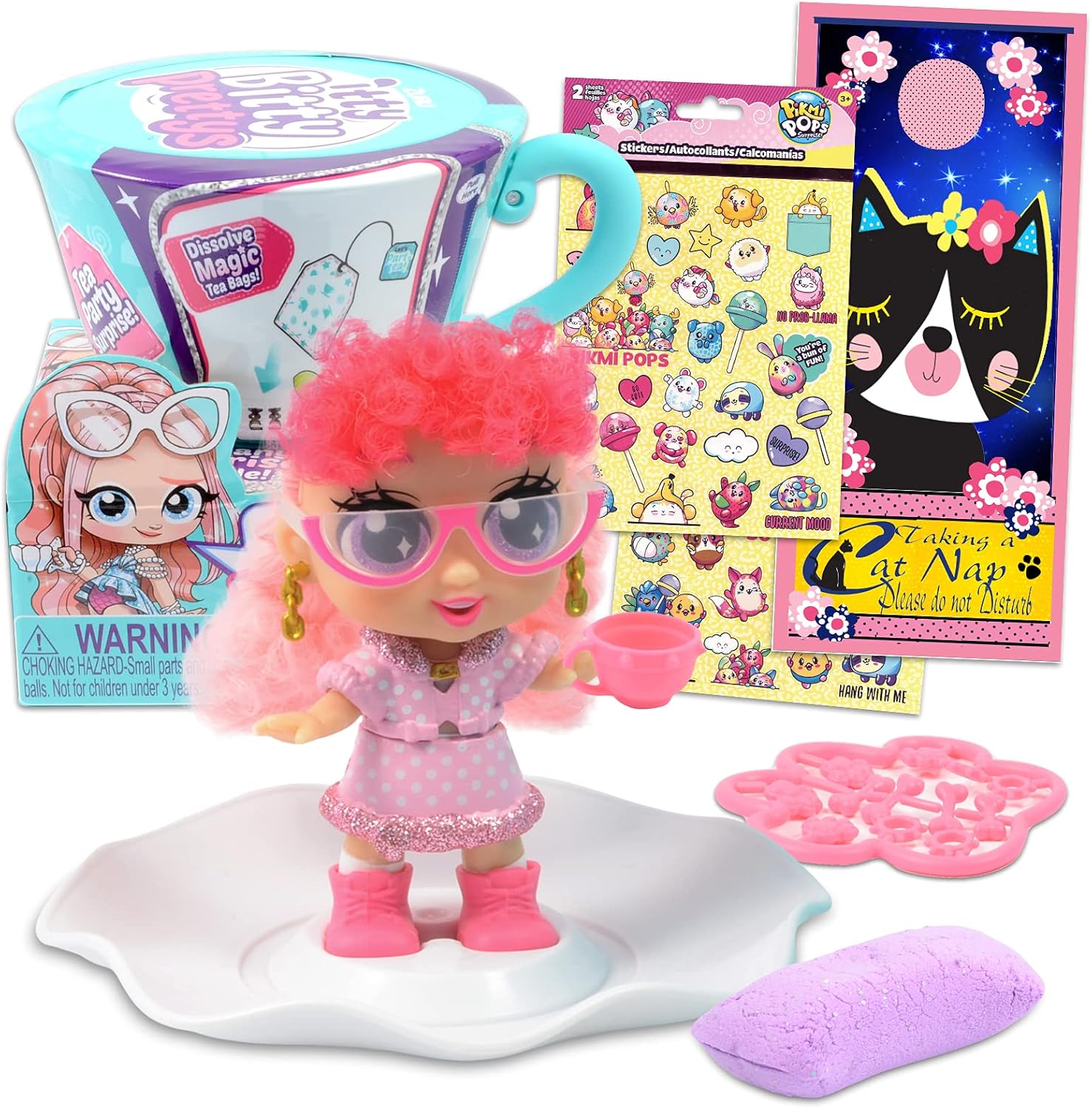 Amazon.com: doll toy Zuru Itty Bitty Pretty's Small Tea Cup Surprise ...