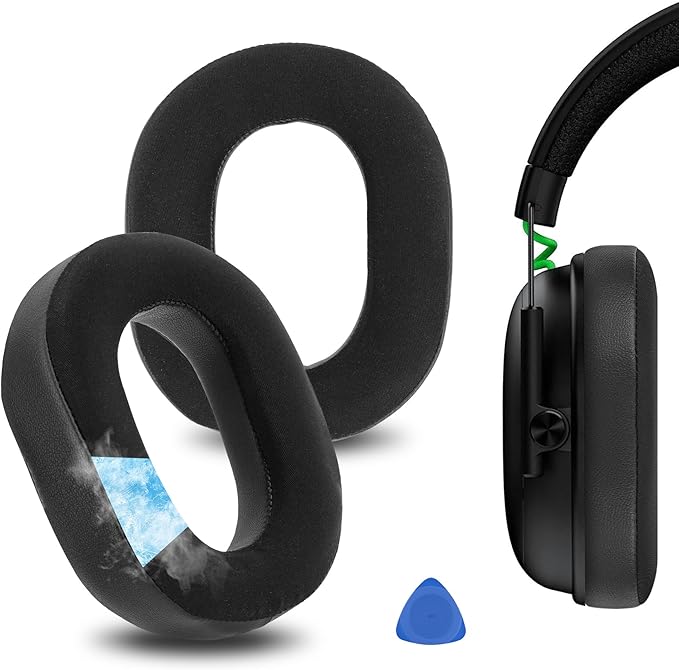Geekria Sport Cooling-Gel Replacement Ear Pads for Razer BlackShark V3 Wireless/ V3X (Do Not Fit ...
