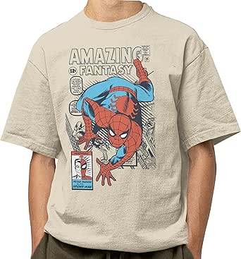 Isaac Morris Limited Marvel Comics Retro Web Crawling Spider-Man Men’s ...
