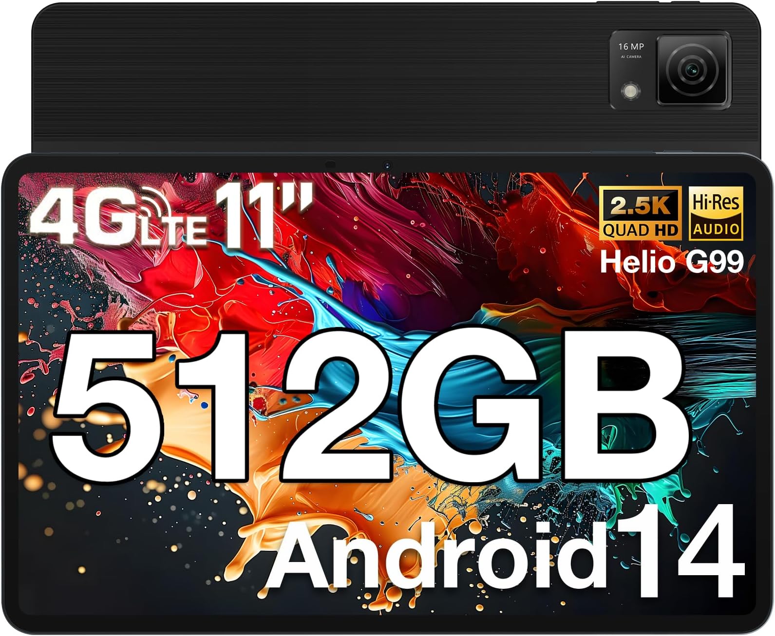 Amazon.com : DOOGEE T30 MAX Tablet 12.4 Inch Android 14 Tablets, 4K ...