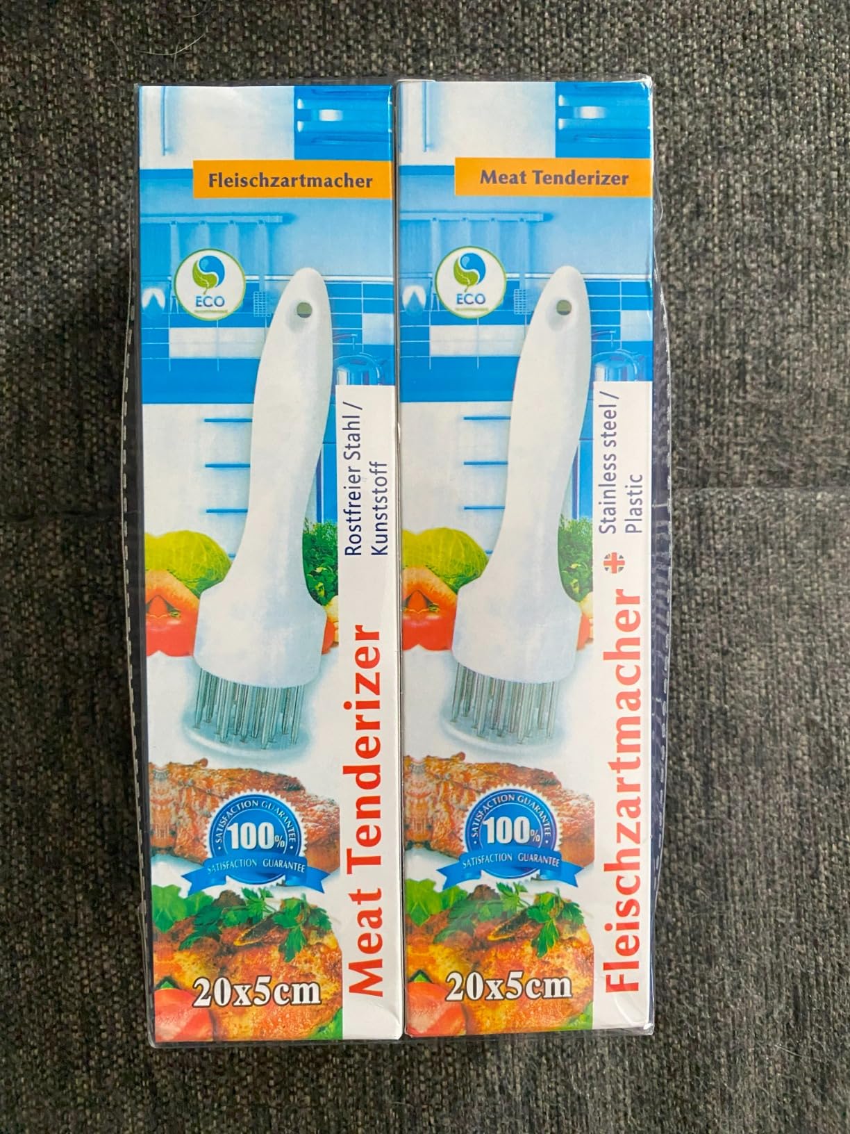 2 Pack Meat Tenderizer Tool with Ultra Sharp Stainless Steel Needle ...