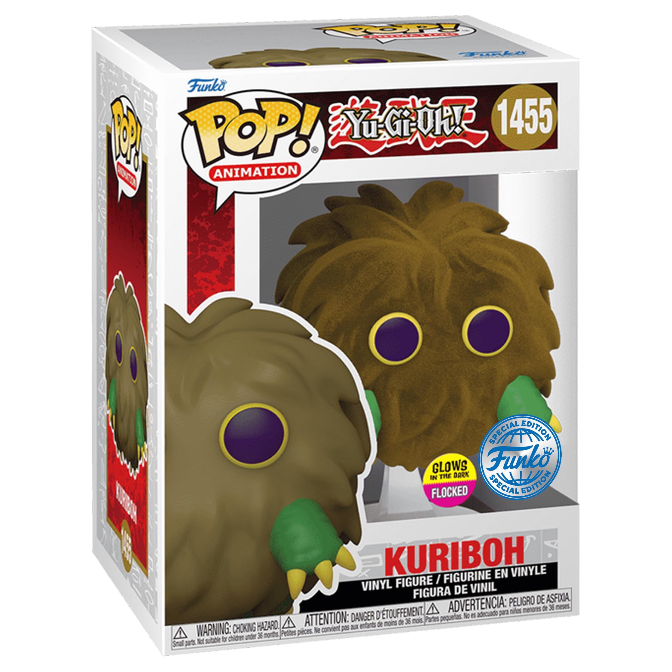 Funko Pop Yu-Gi-Oh! Kuriboh (Flocked & GITD) Figure (AAA Anime ...