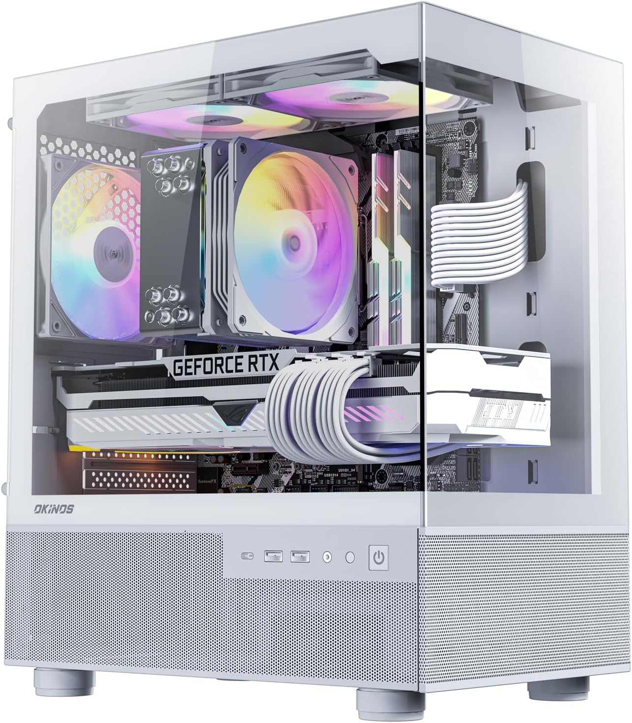 Amazon.com: Zalman P30 Micro-ATX Gaming PC Case - 3 x 120mm ARGB Fans ...