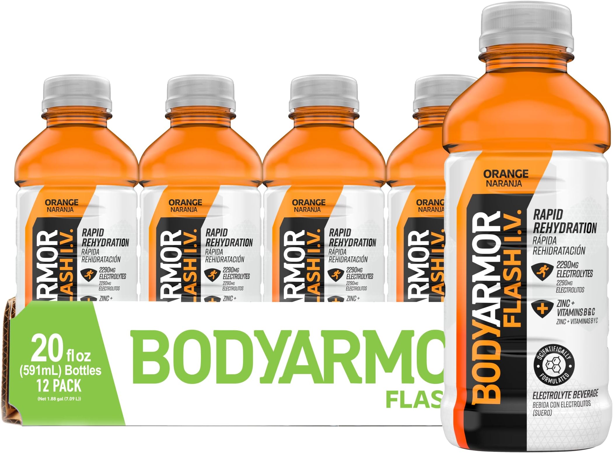 Amazon.com : BODYARMOR Flash I.V. Rapid Rehydration Electrolyte ...
